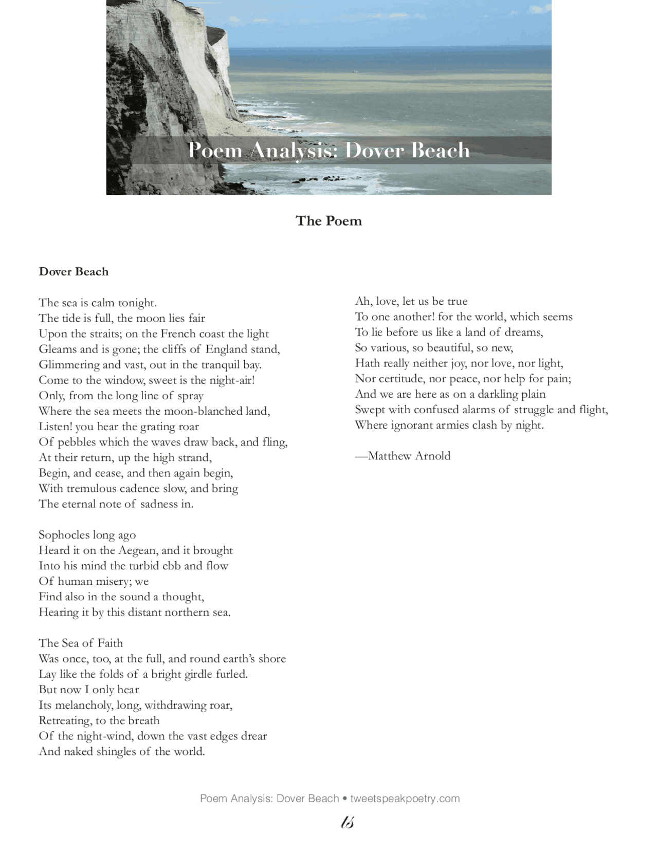 On The Beach At Night Poem Summary - Infoupdate.org