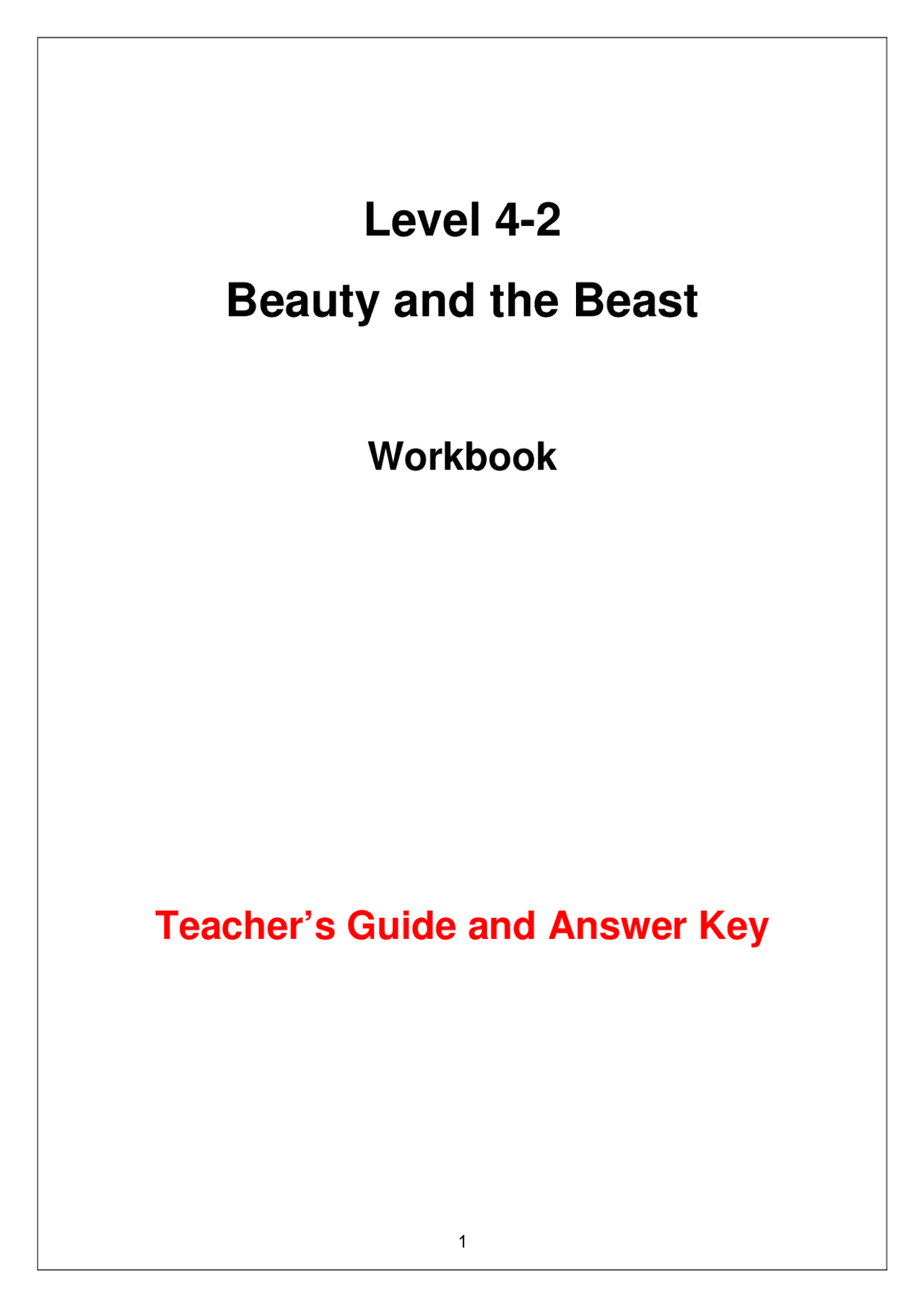 Level 4-2 Beauty and the Beast | Руководство, Проектов, Исследование ...