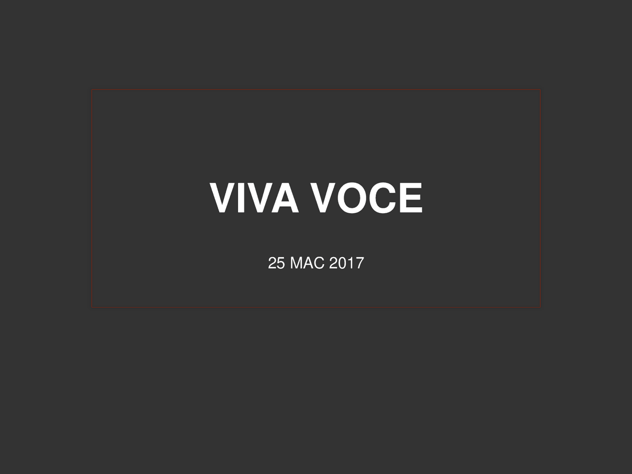 Lecture Slide Viva Voce Slides Advanced Education Docsity