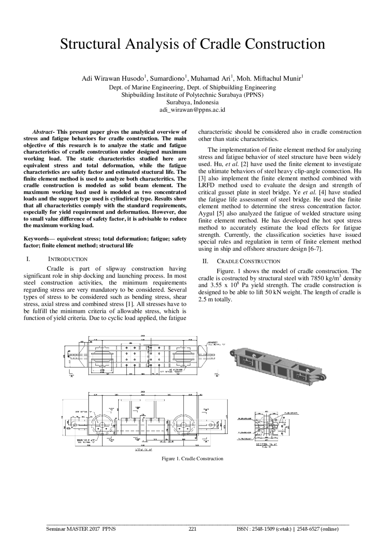 Structural Analysis of Cradle Construction - Docsity