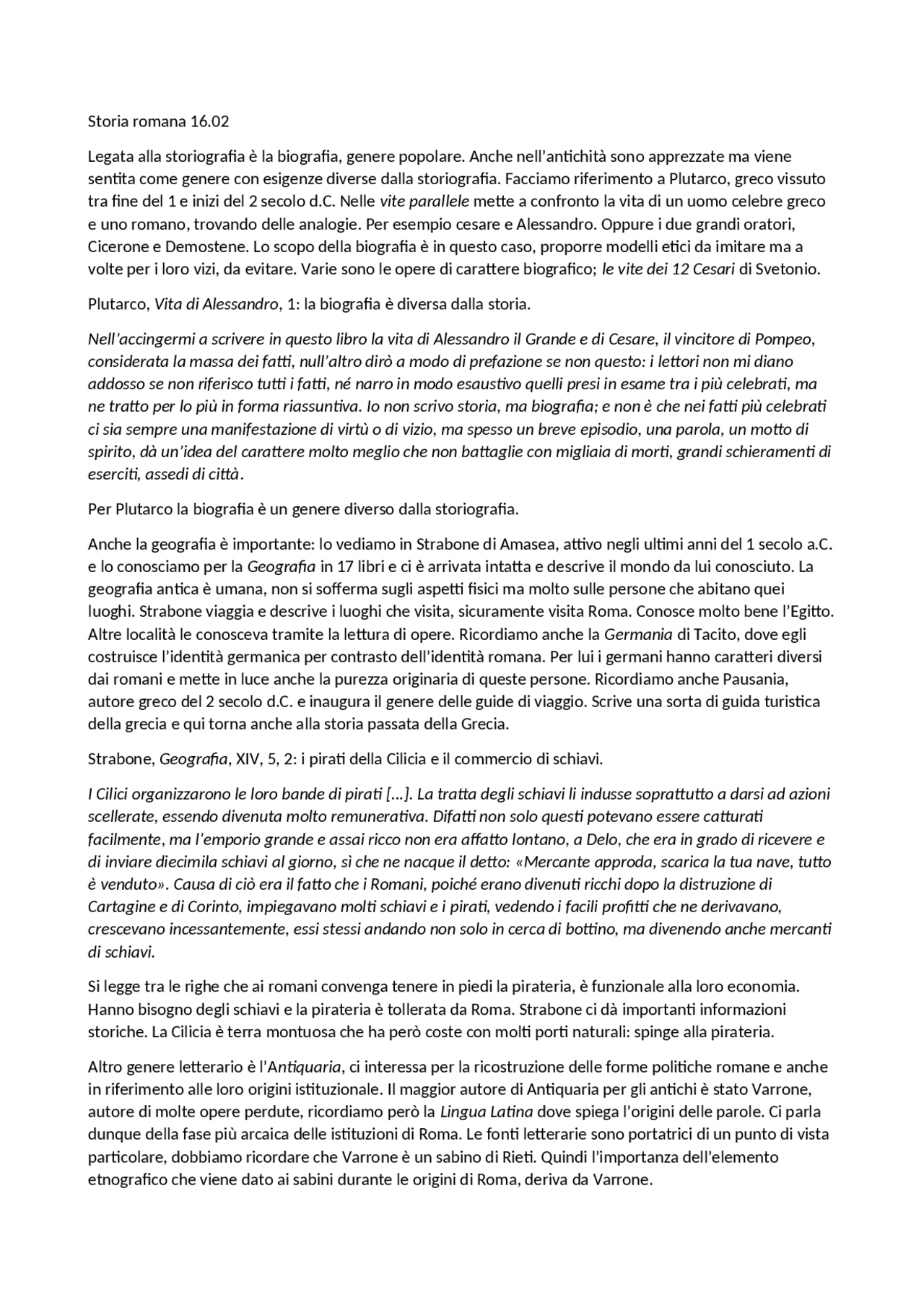 Appunti Di Storia Romana Del 2021 Appunti Di Storia Romana Docsity