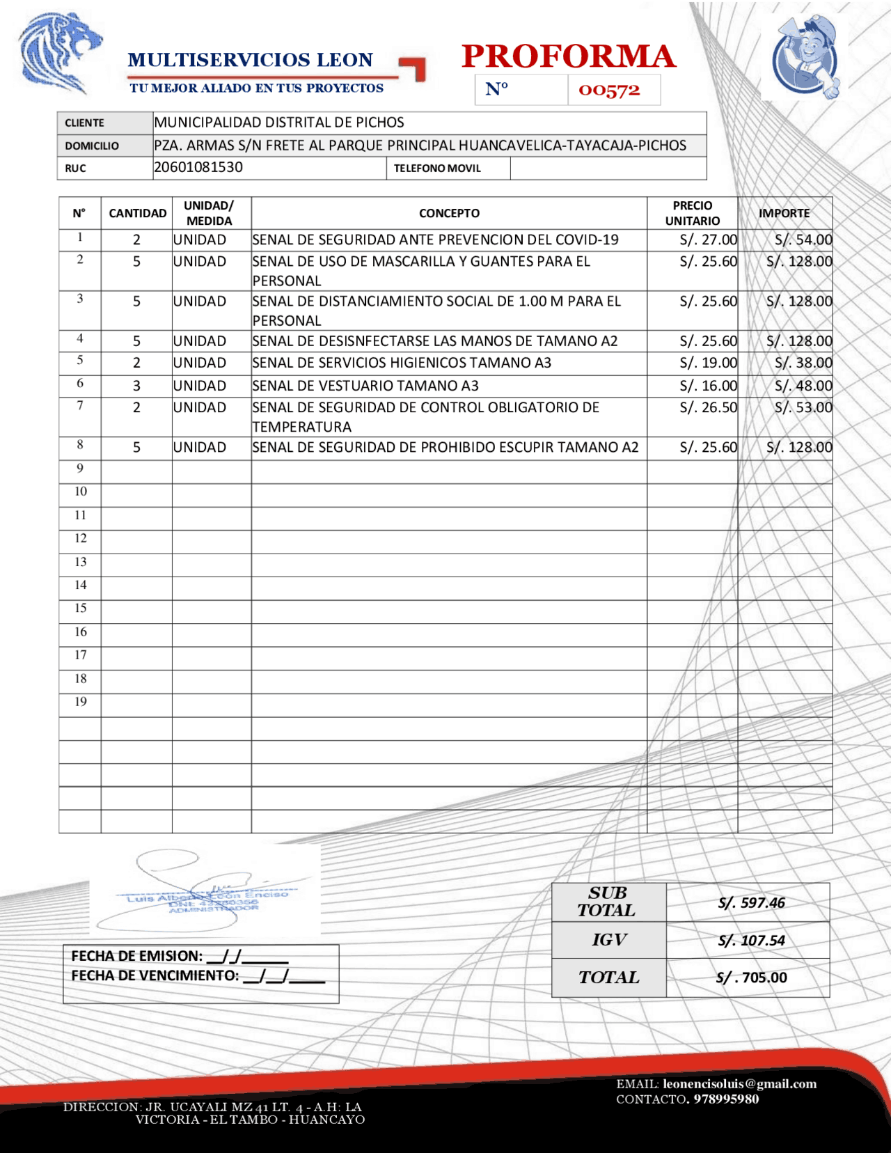 FORMATO Y ESQUEMA DE UNA PROFORMA | Esquemas y mapas conceptuales de ...