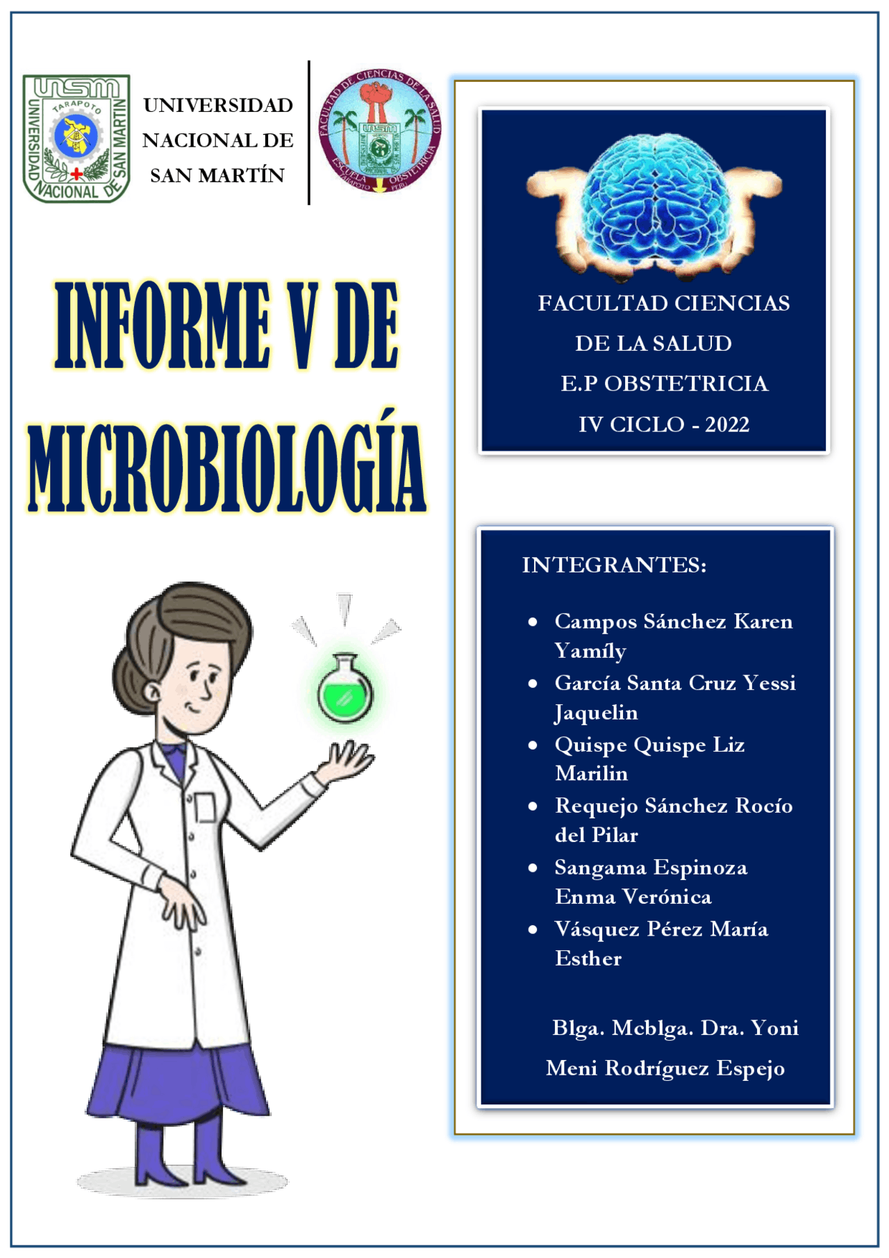 Informe De Practicas 5 Monografías Ensayos De Microbiología Docsity
