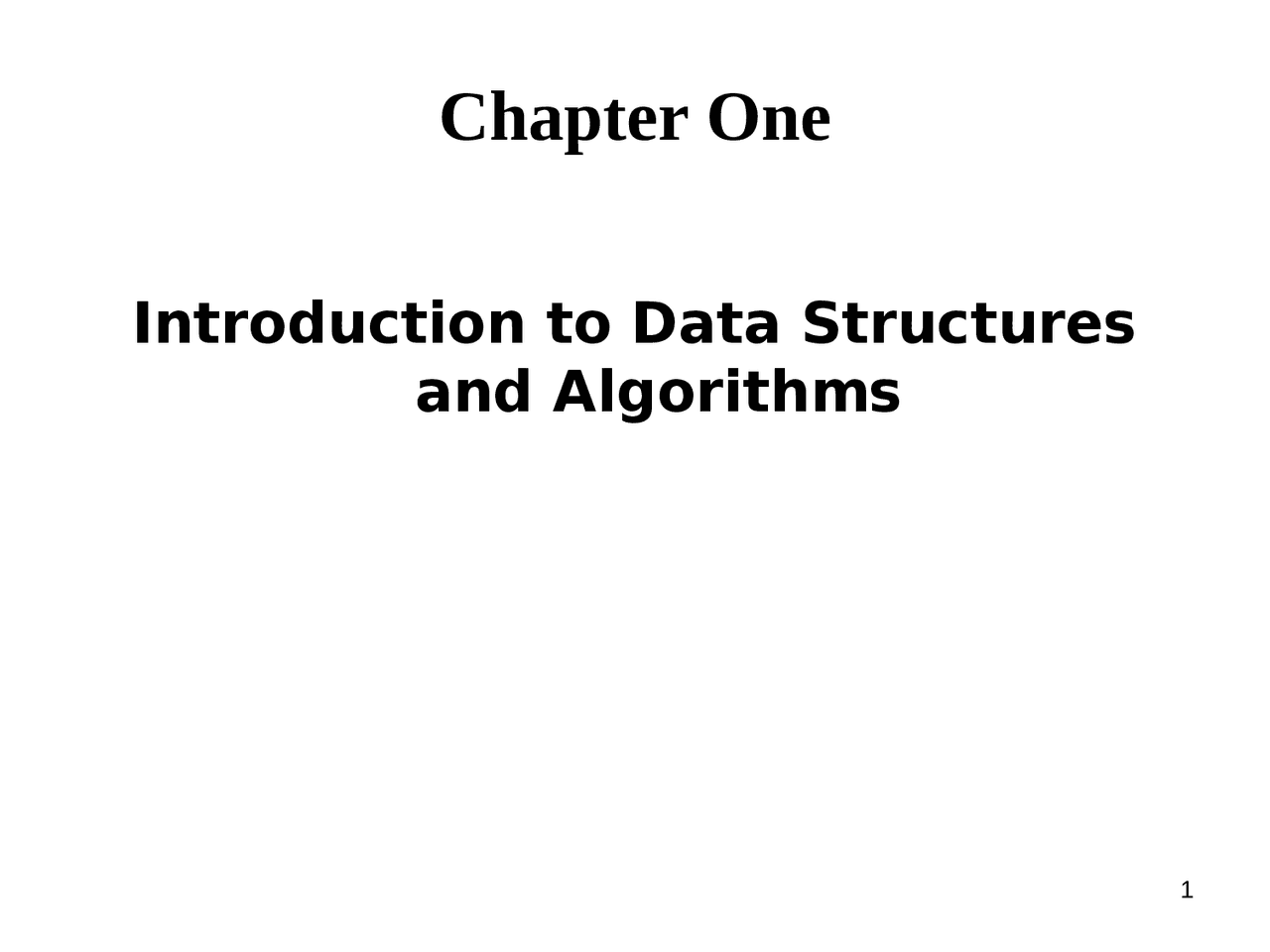 Introduction To Data Structure And Algorithm Unit 1 Docsity