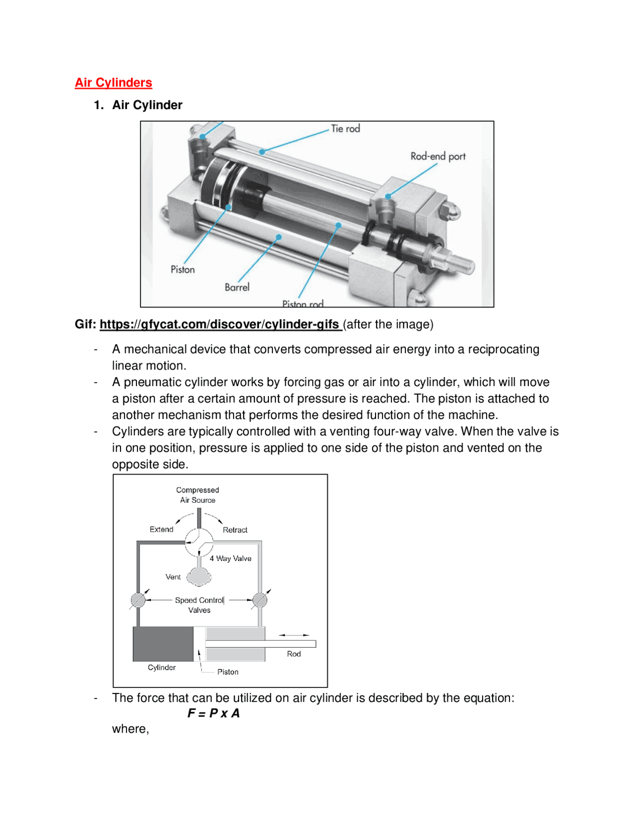 Compressed Air Applications - Docsity