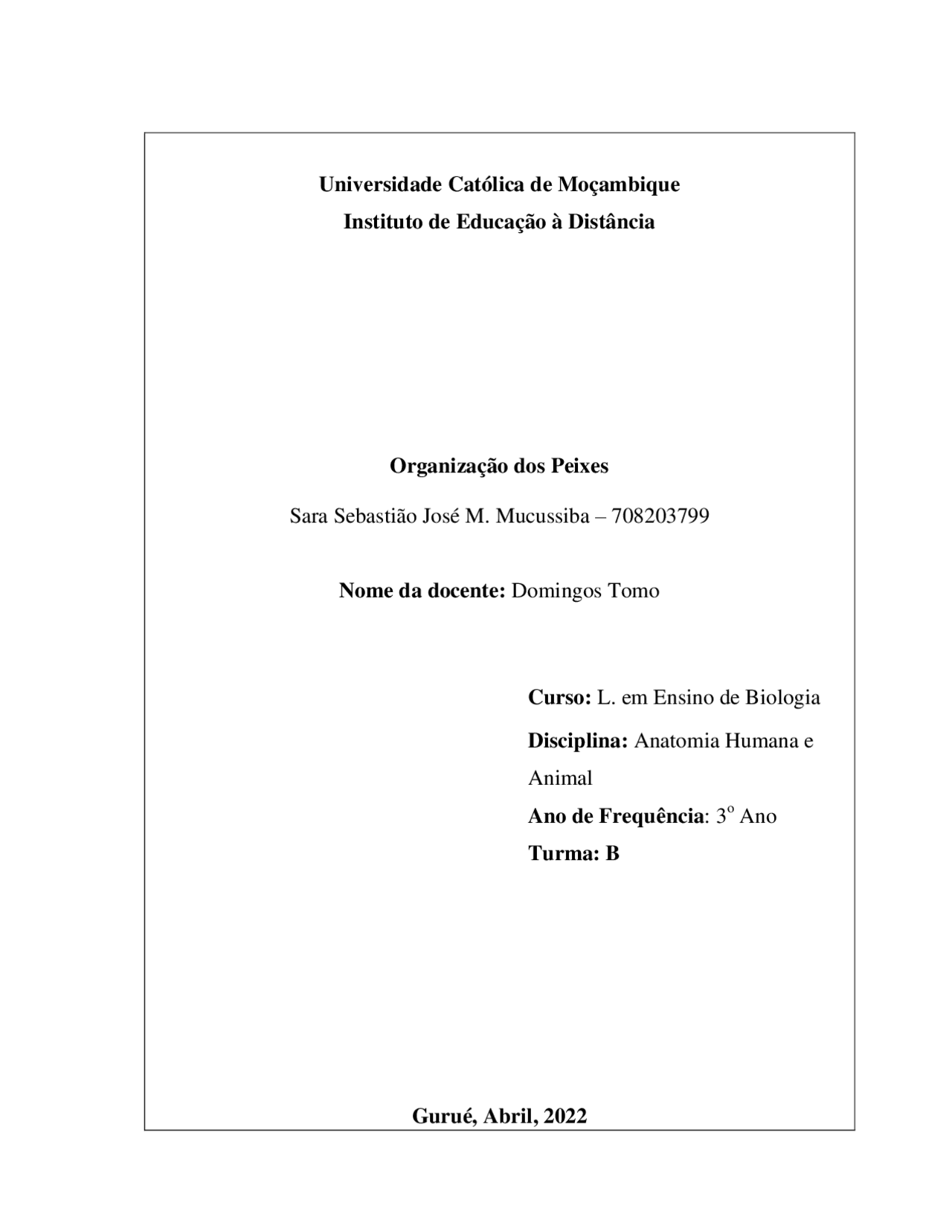 Anatomia Humana E Biologia Exercícios Anatomia Docsity