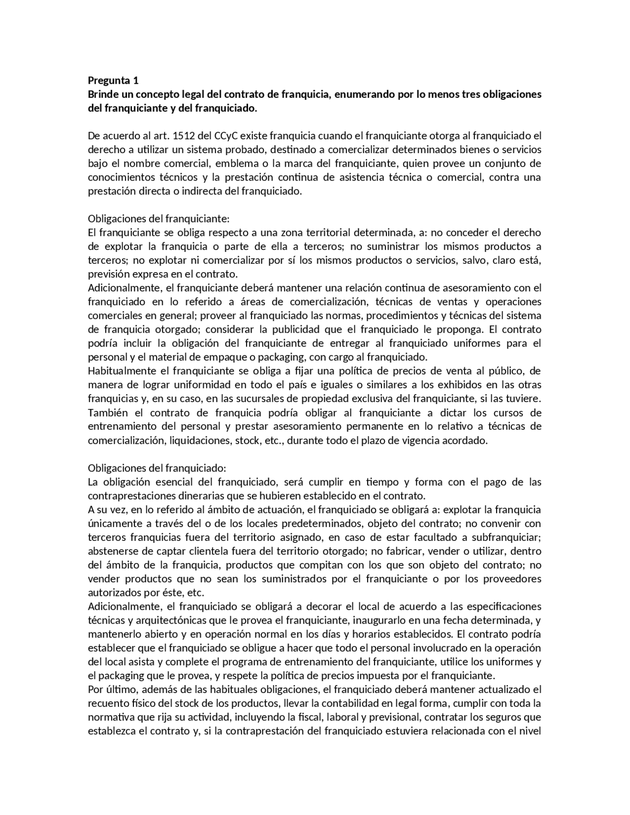 Tercer Parcial Derecho Comercial Ubp Exámenes De Derecho Docsity