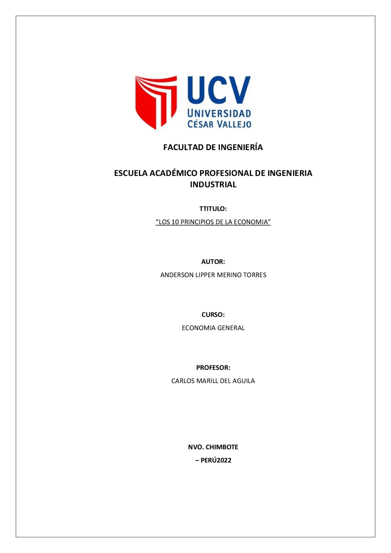 10 Principios De La Economía Monografías Ensayos De Economía Docsity