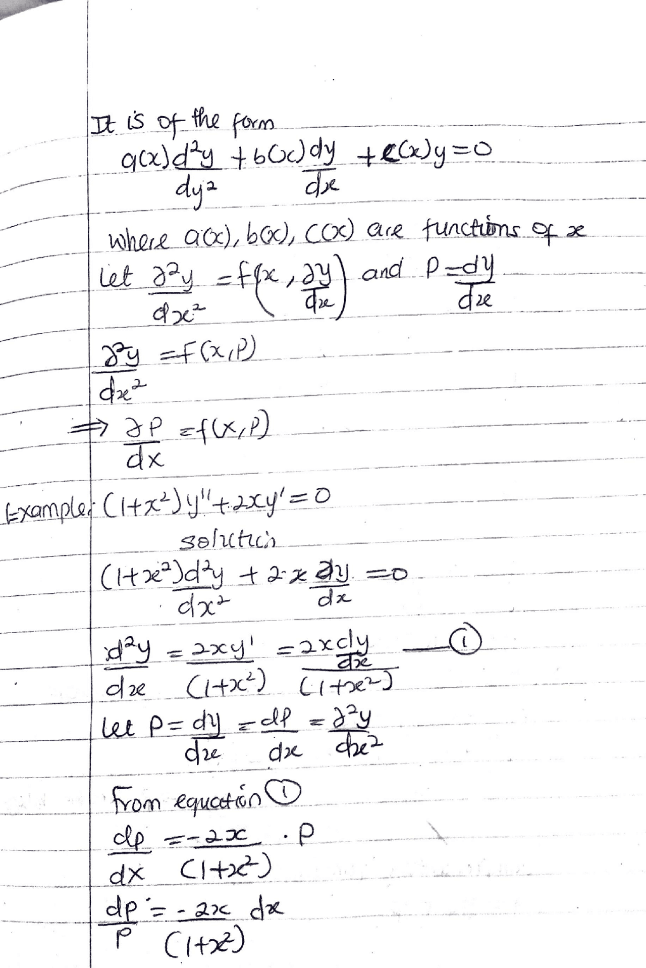 Mathematics| Differential Equations and Transforms - Docsity