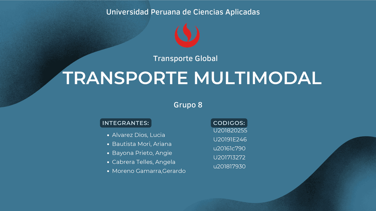 Ppt sobre el transporte multimodal | Diapositivas de Derecho de ...