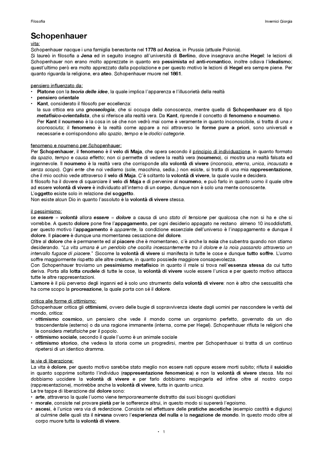 Programma Quinto Anno Di Filosofia Dispense Di Filosofia Docsity
