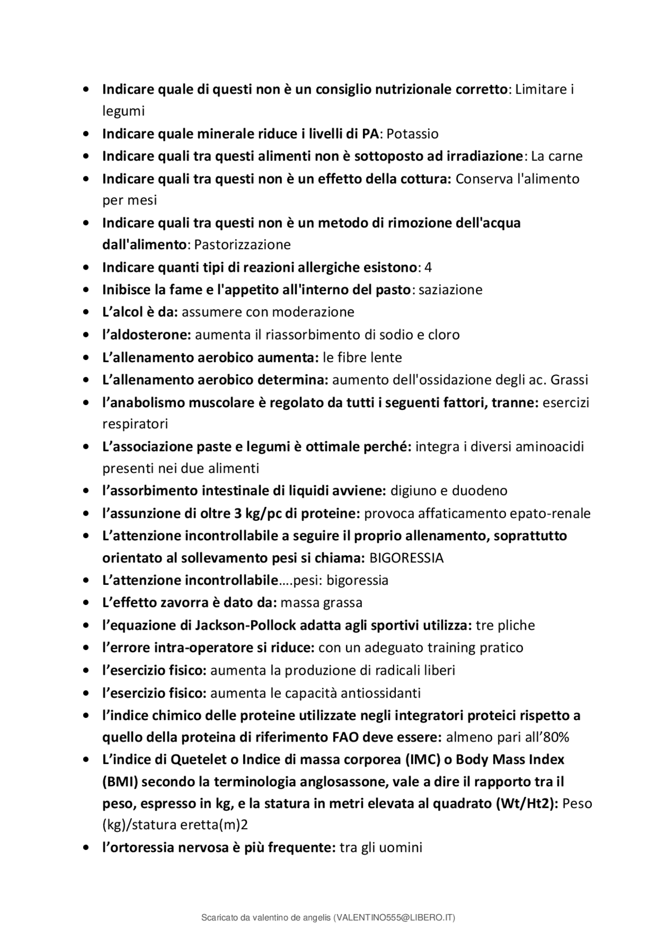 Scienze Tecniche Dietetiche Applicate Parte Diciasette Docsity