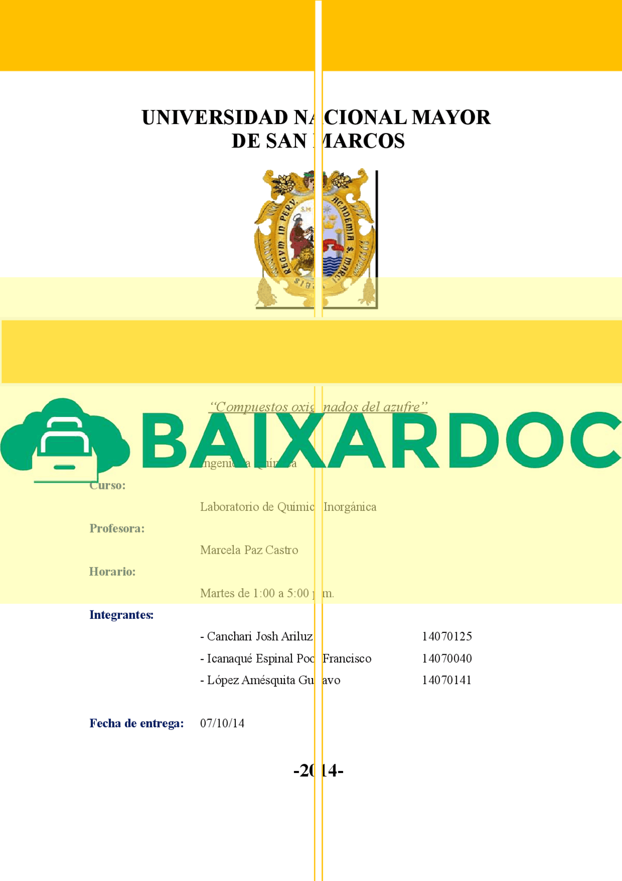 Compuestos De Azufre Resúmenes De Química Orgánica Docsity