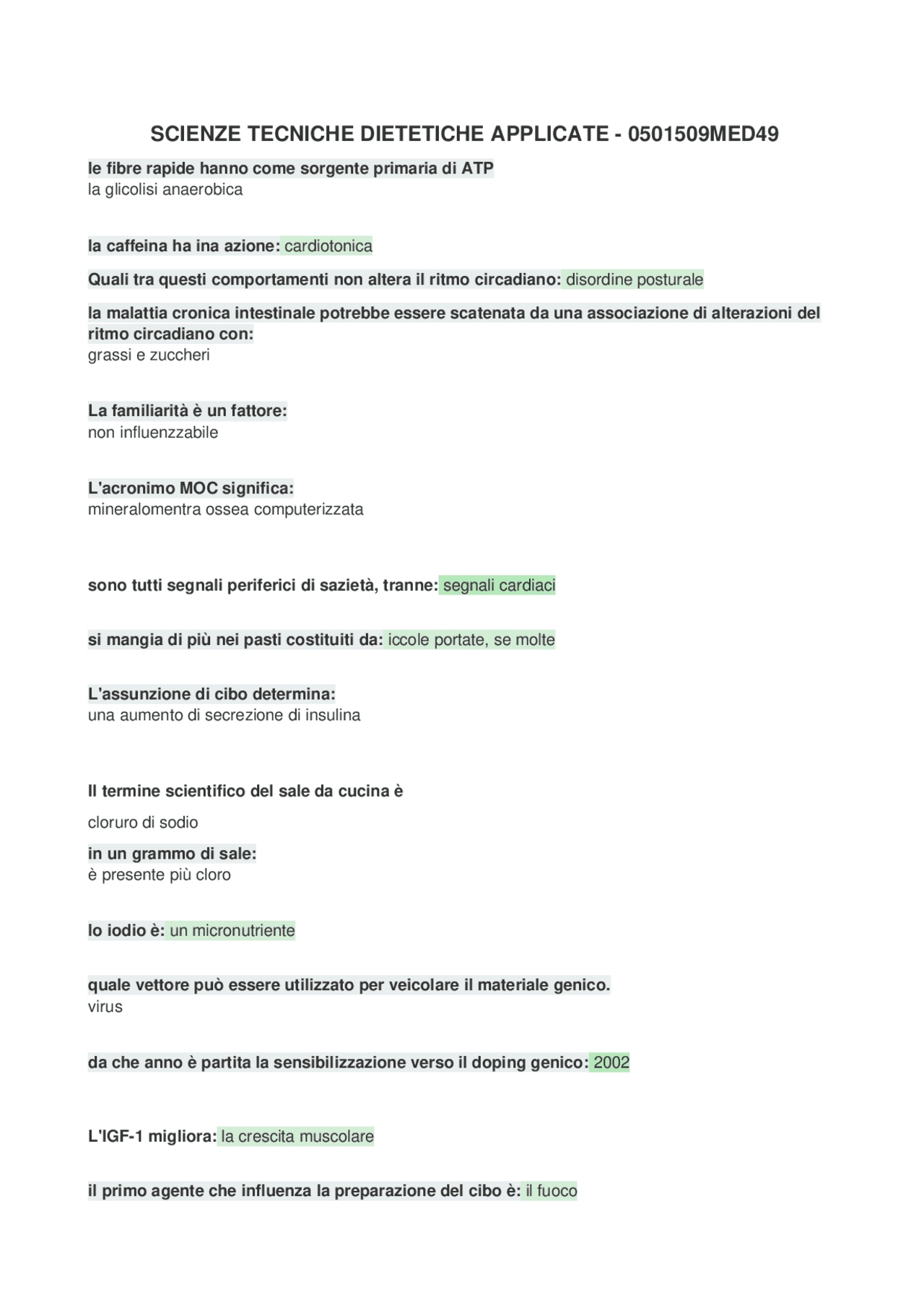 Scienze Tecniche Dietetiche Applicate Pegaso Scienze Motorie Panieri