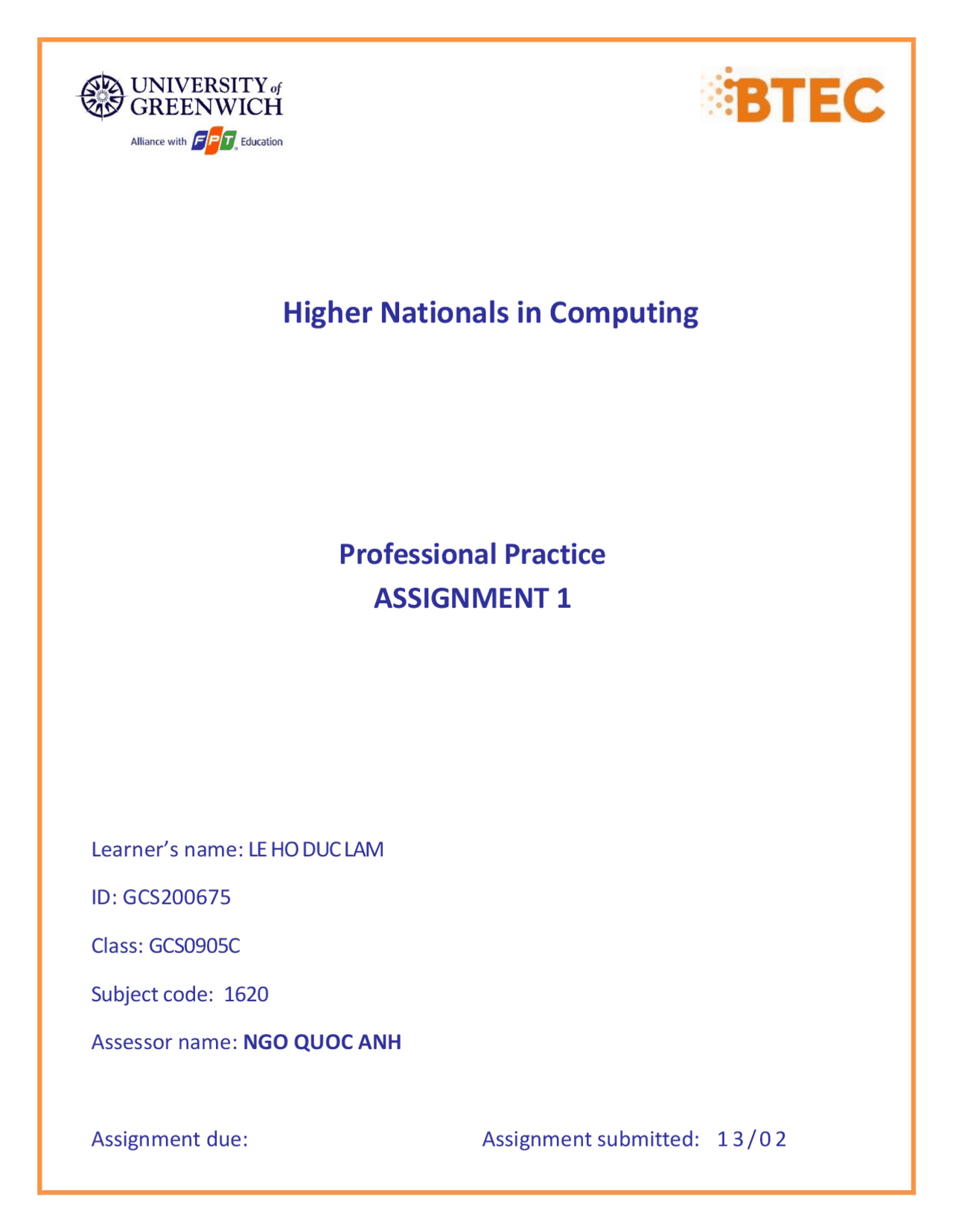 Professional Practice1620 Docsity