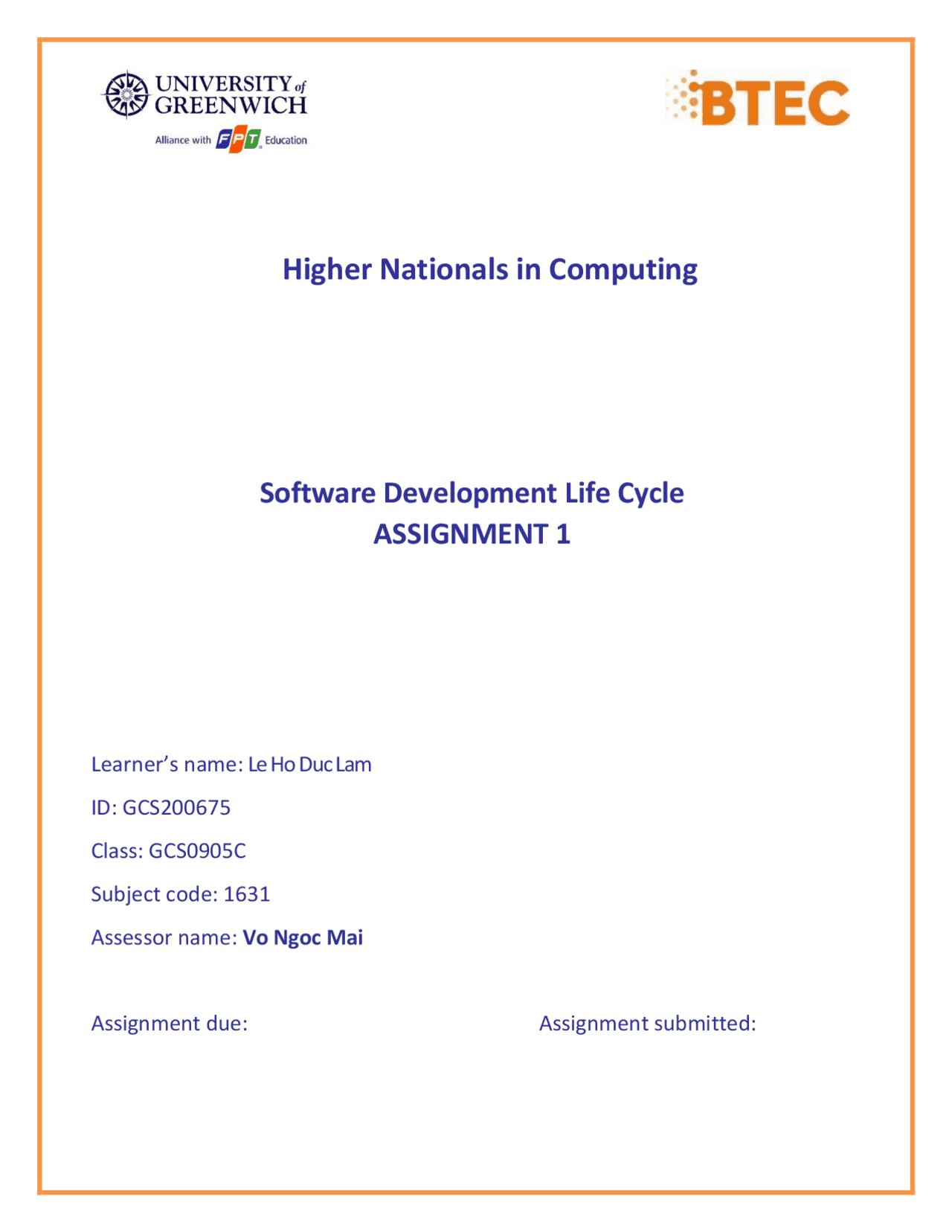 Software Development Life Cycle Assignments Compilers Docsity