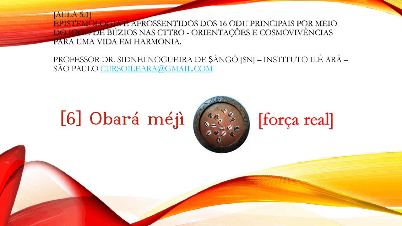 Osa meji odu ifa odu meridilogun - Docsity