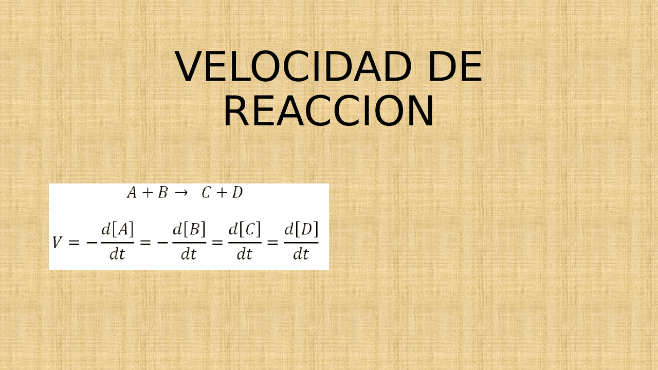 Diapositivas de velocidad de reaccion | Slide di Fisica | Docsity