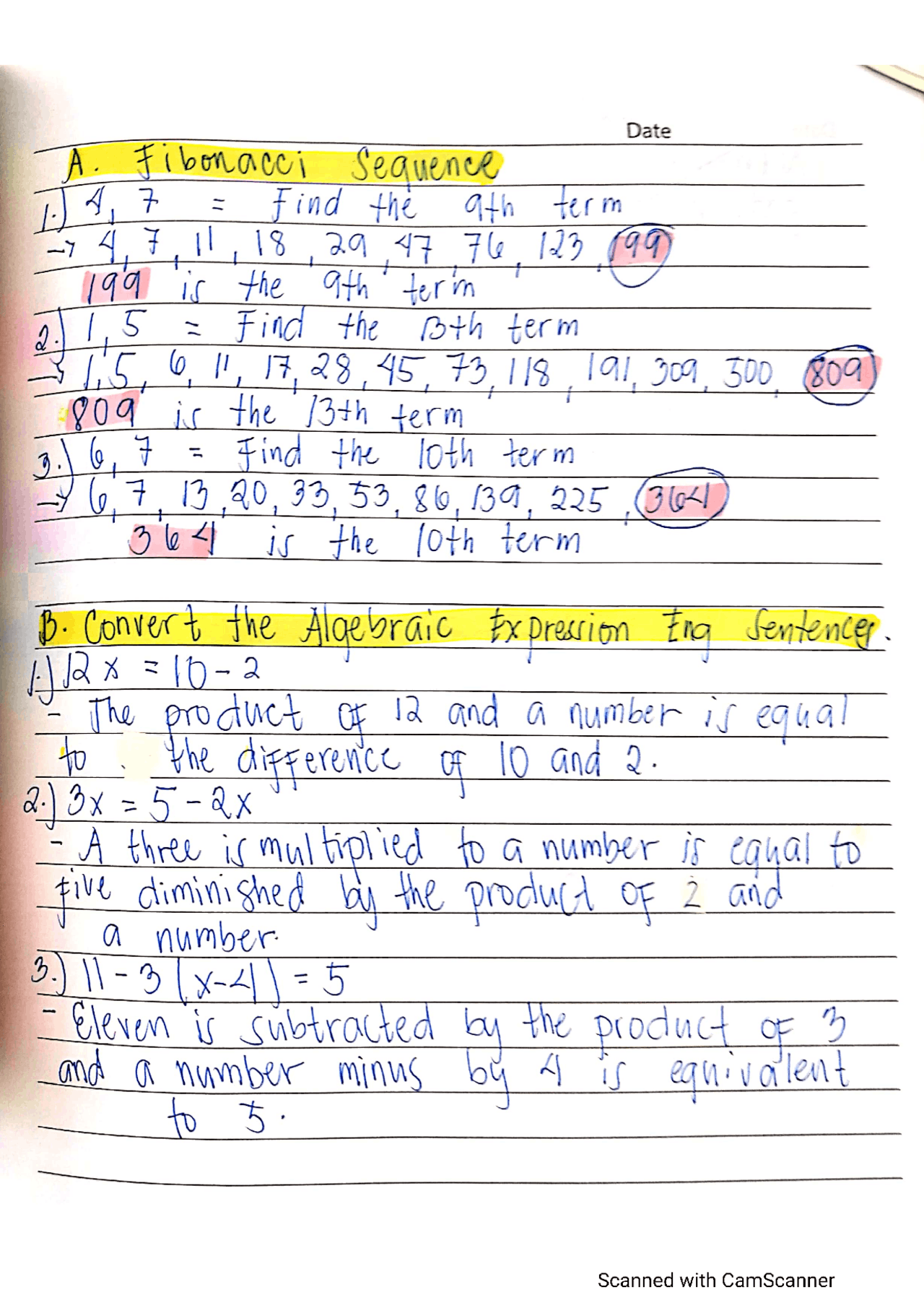 Fibonaccialgebra Notes Lecture Notes Statistics For Psychologists Docsity