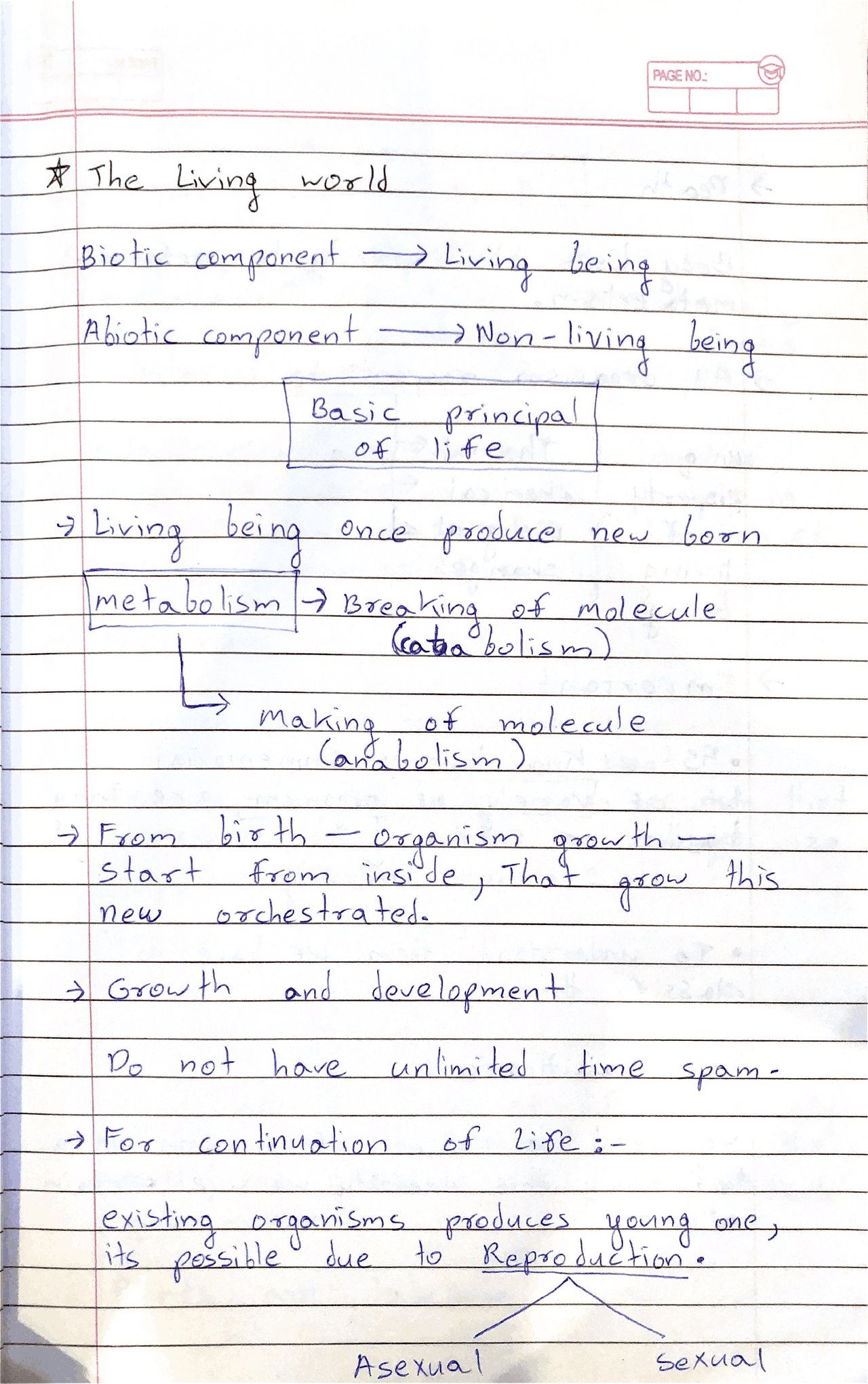 The living world,biology | Study notes Biology - Docsity