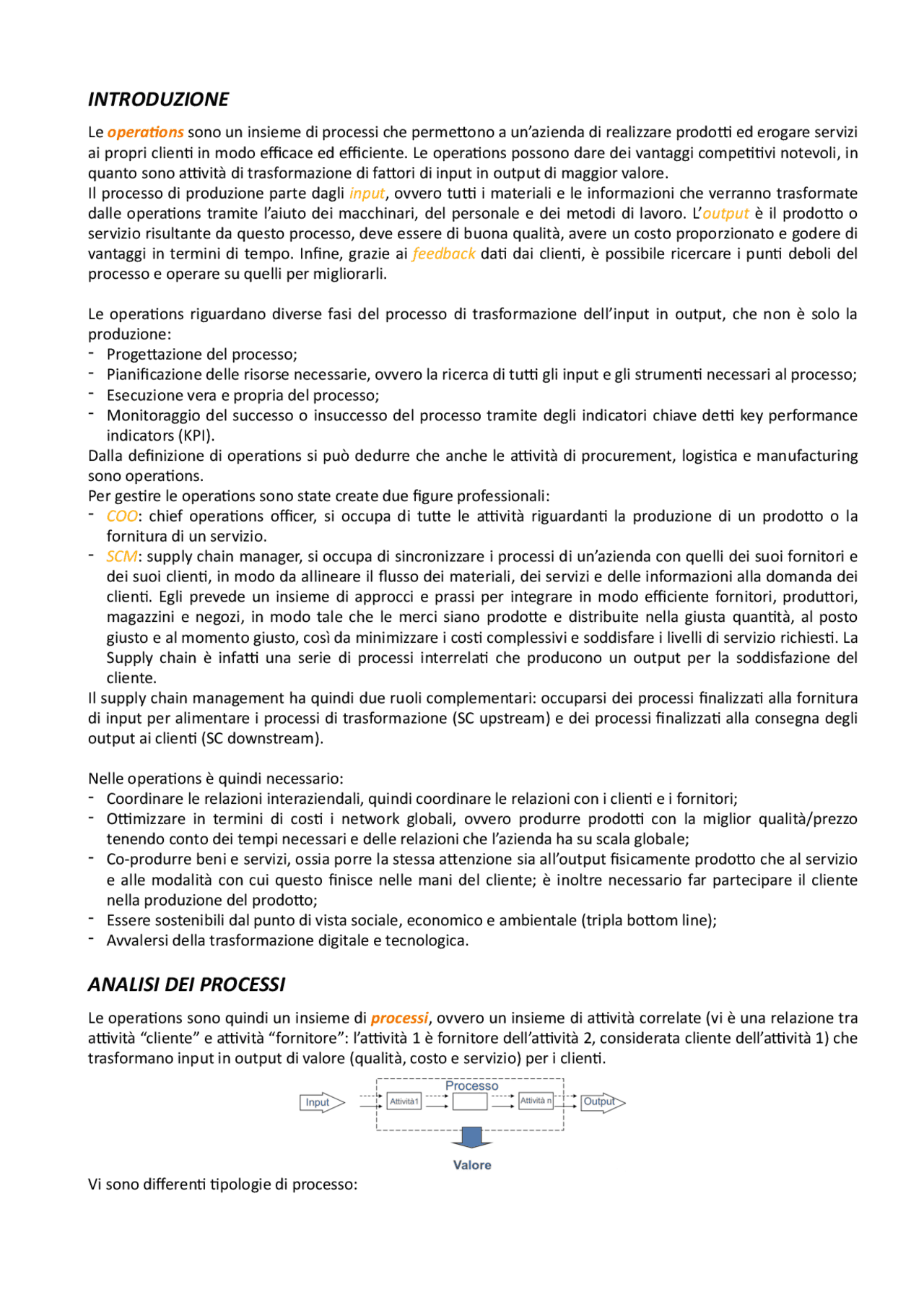 Appunti Di Gestione Della Produzione E Logistica Formulario