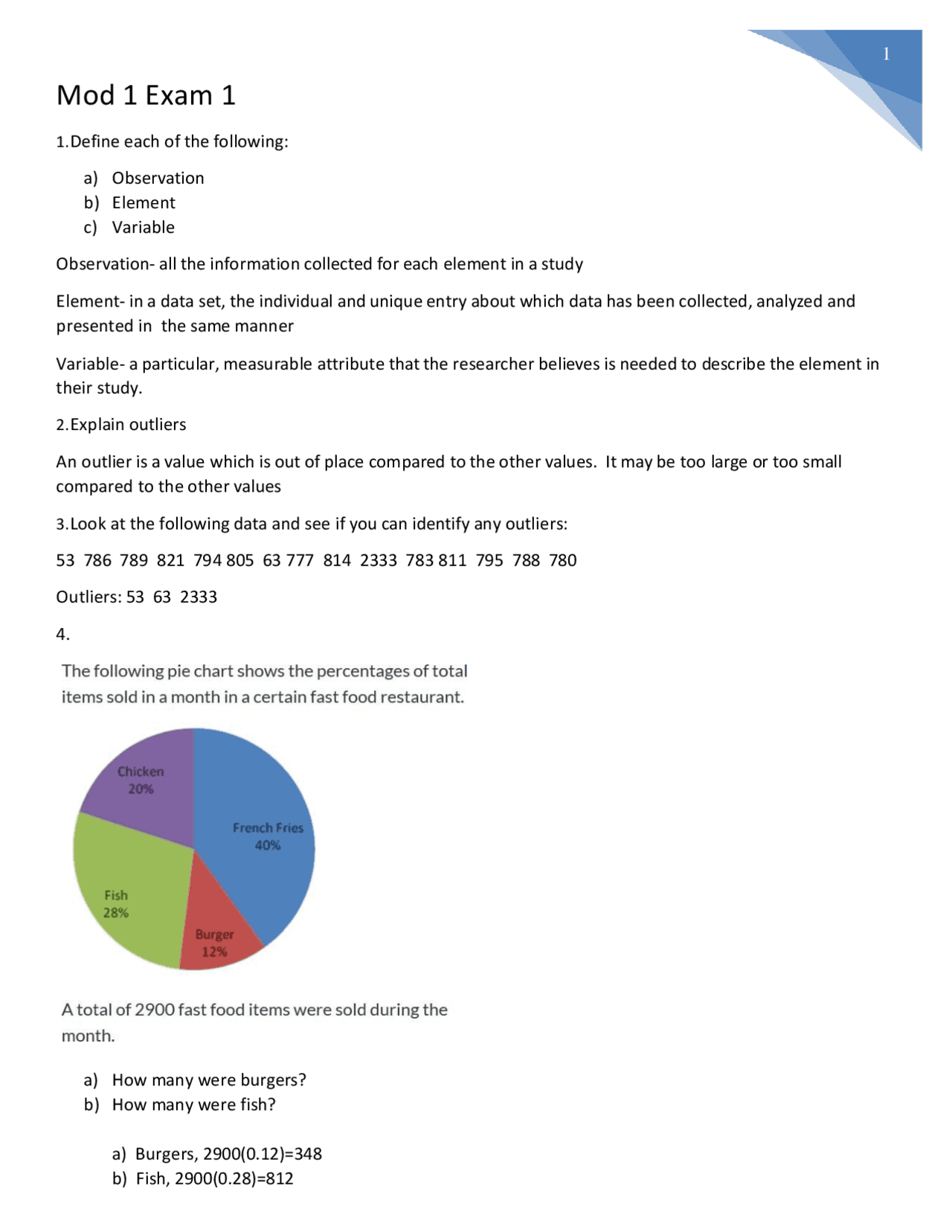 Portage Learning / MATH 110 / ALL EXAMS GRADED A PLUS | Exams ...