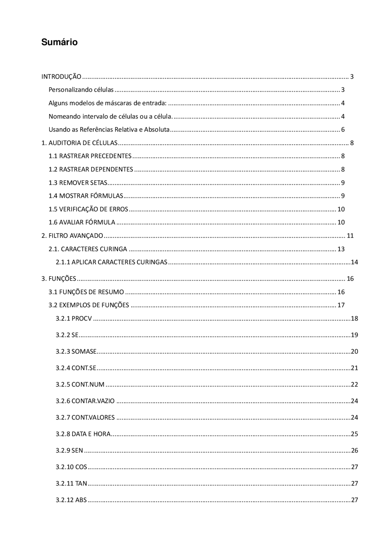 Excel Avançado Empresarial Docsity