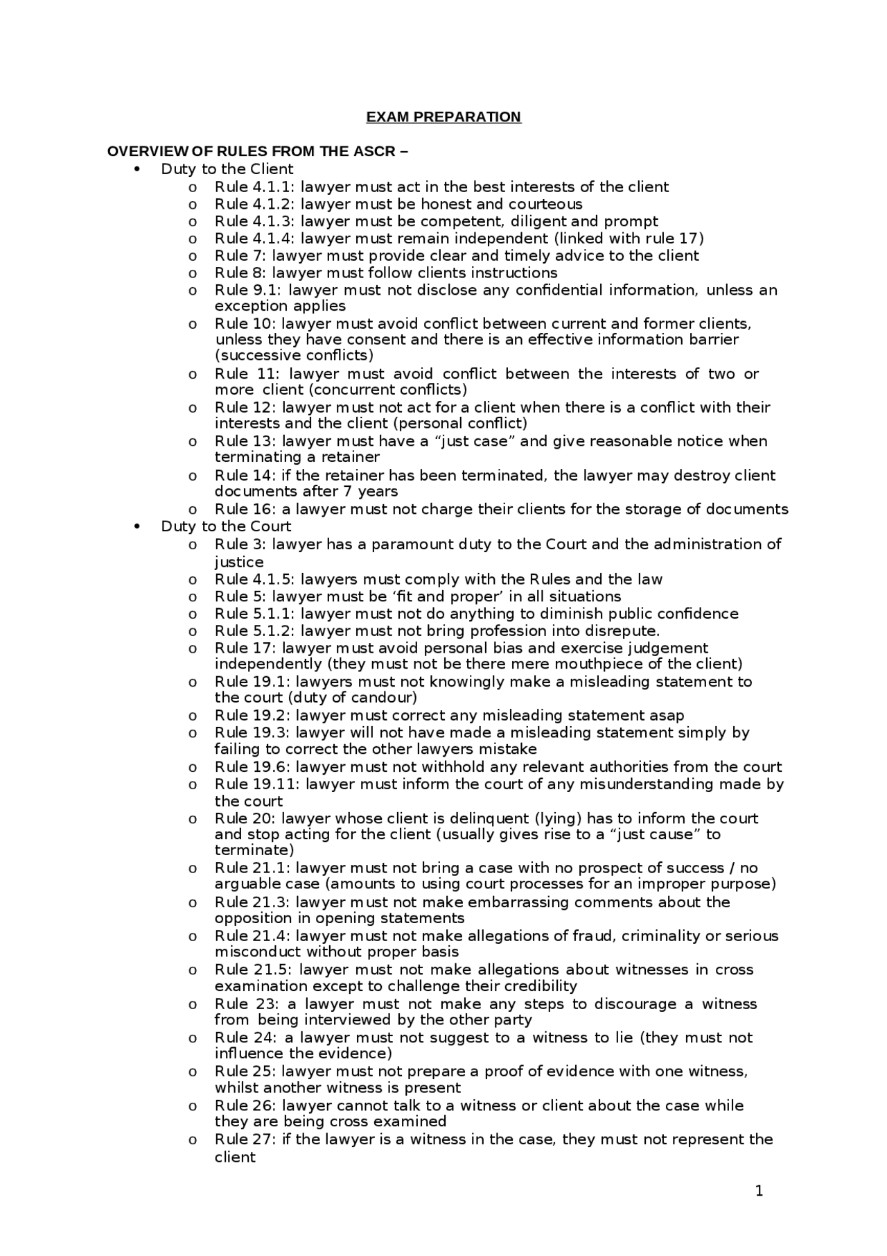 LPC NOTES - PRINT EXAM PREPARATION | Exams Law | Docsity