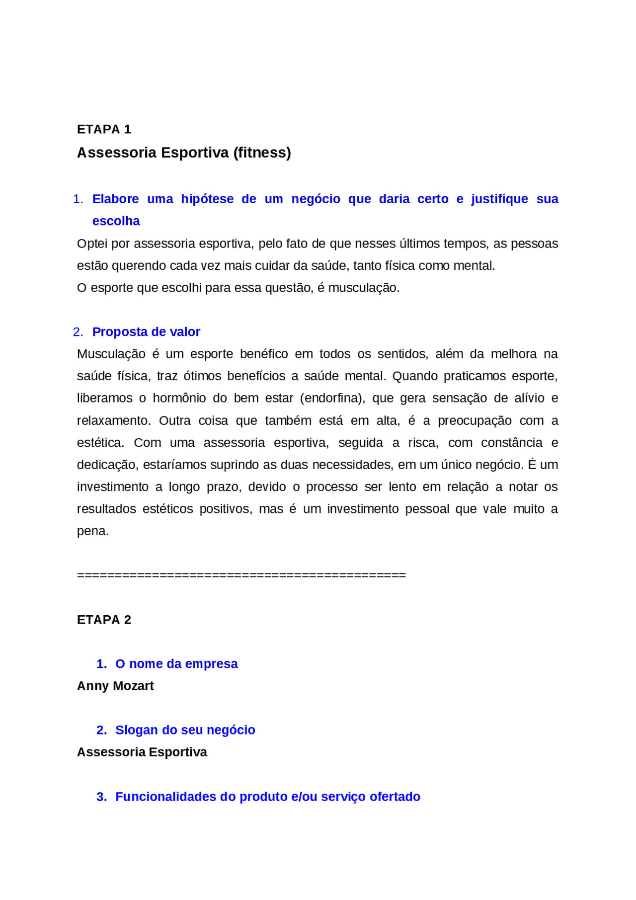 Projeto Integrador Uc1 Provas Administração Empresarial Docsity