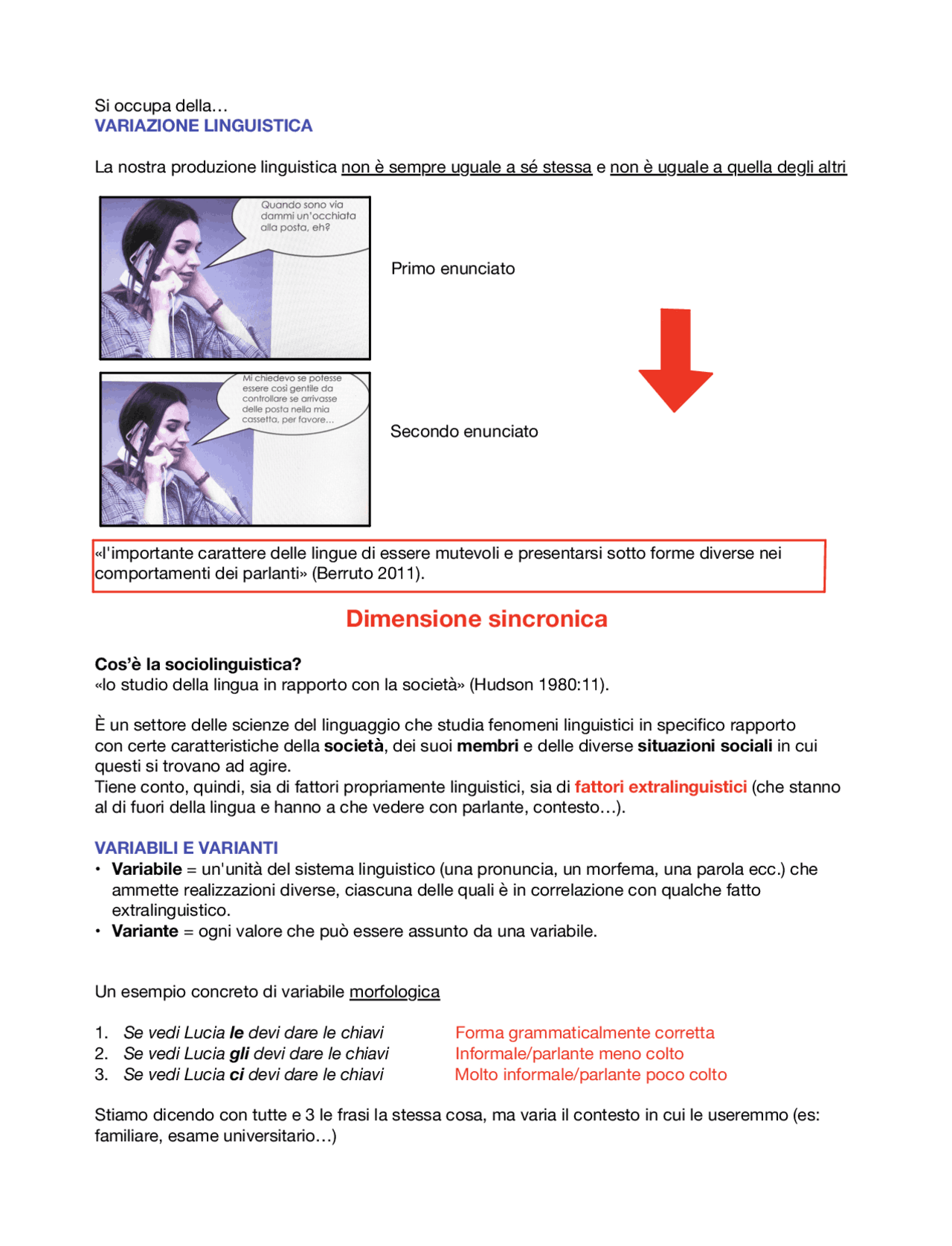 Linguistica 2º Modulo Appunti Di Linguistica Docsity