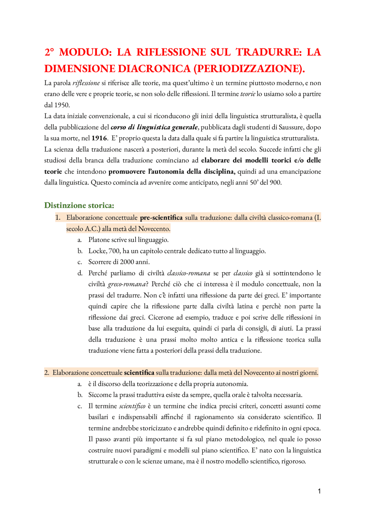 Principi generali della traduzione: dalla pratica empirica alla ricerca ermeneutica | Appunti di ...