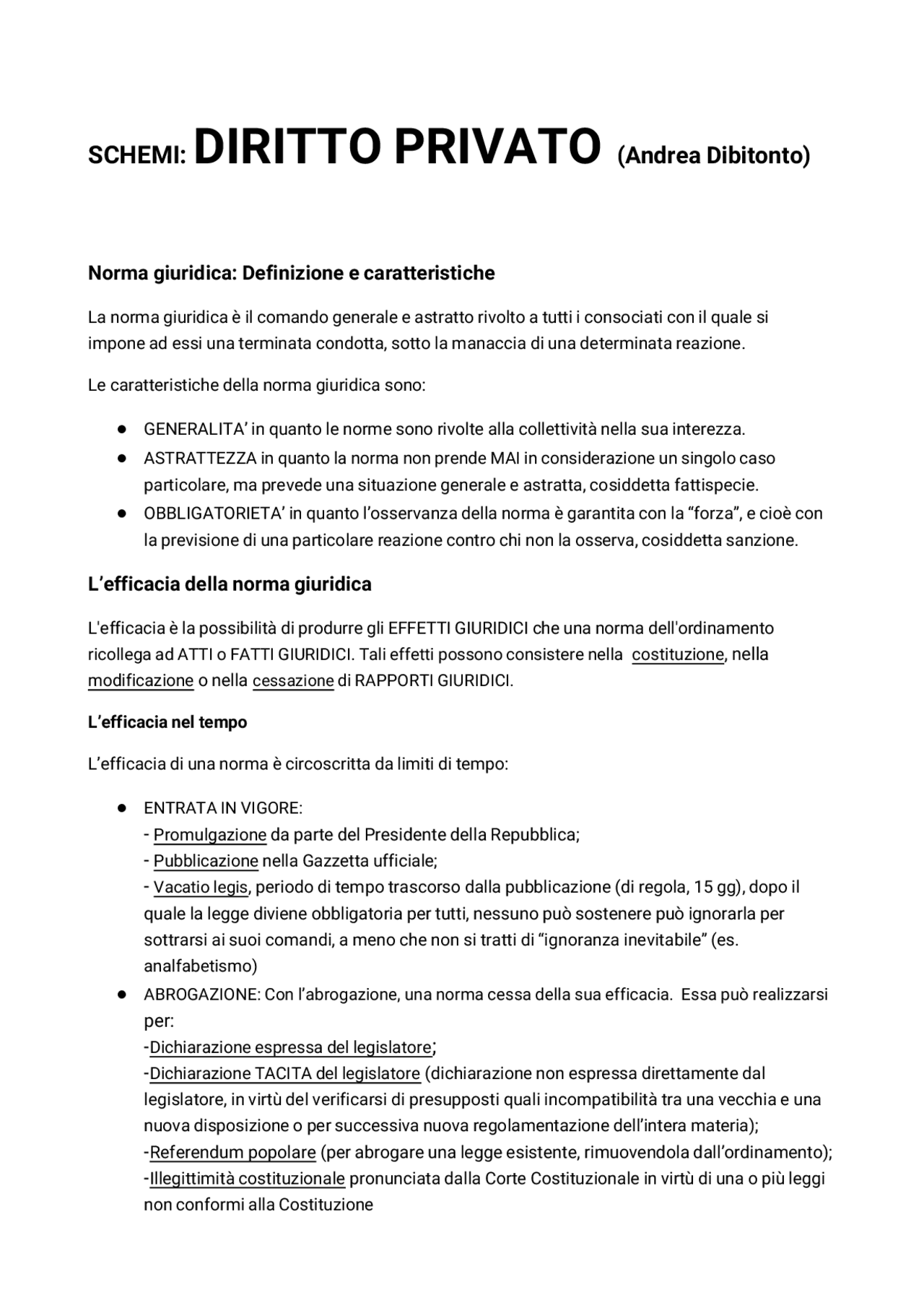 Diritto privato schemi e riassunto L18 ECONOMIA PEGASO AGGIORNATO ...