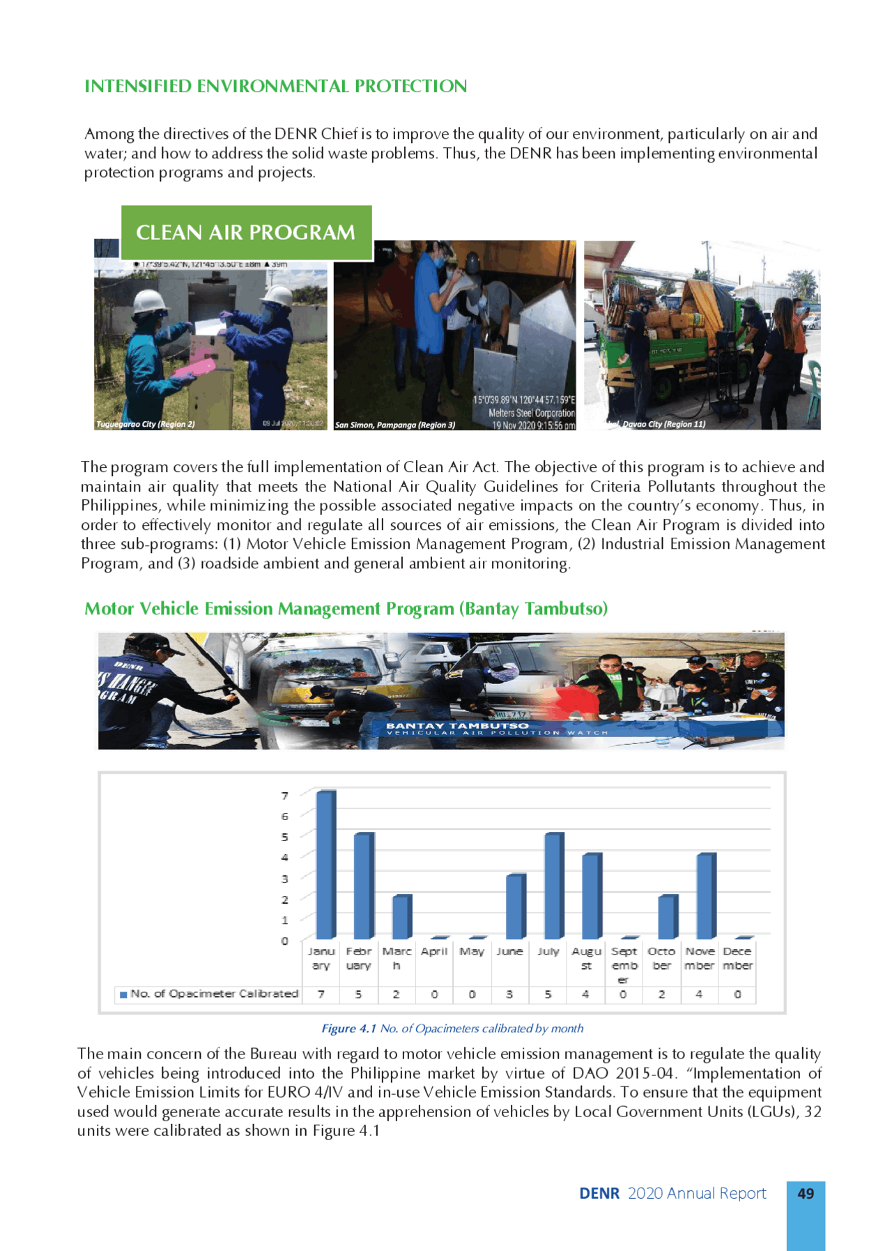 CLEAN AIR PROGRAM | Exams Construction | Docsity