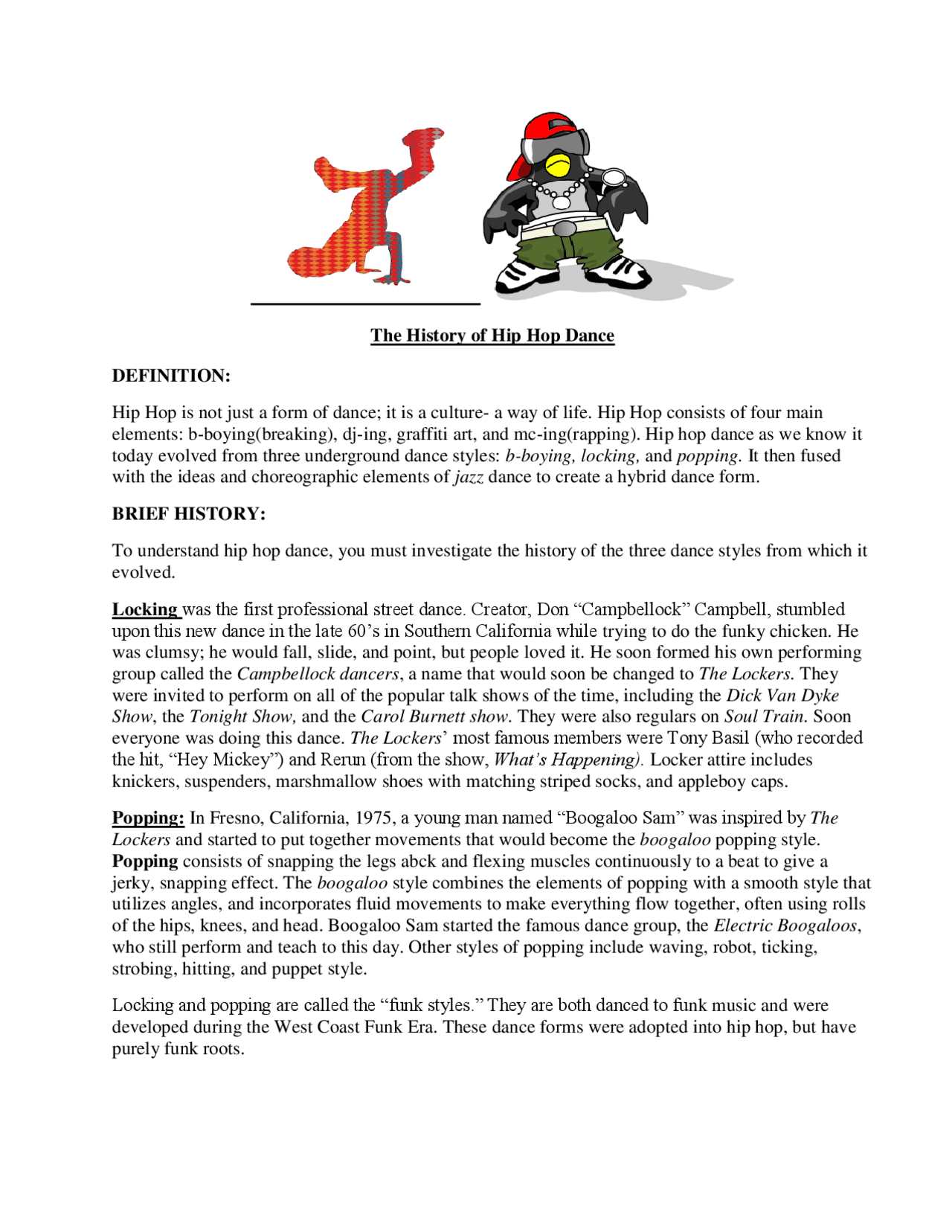 The Evolution of Hip Hop Dance: From Locking and Popping to ...