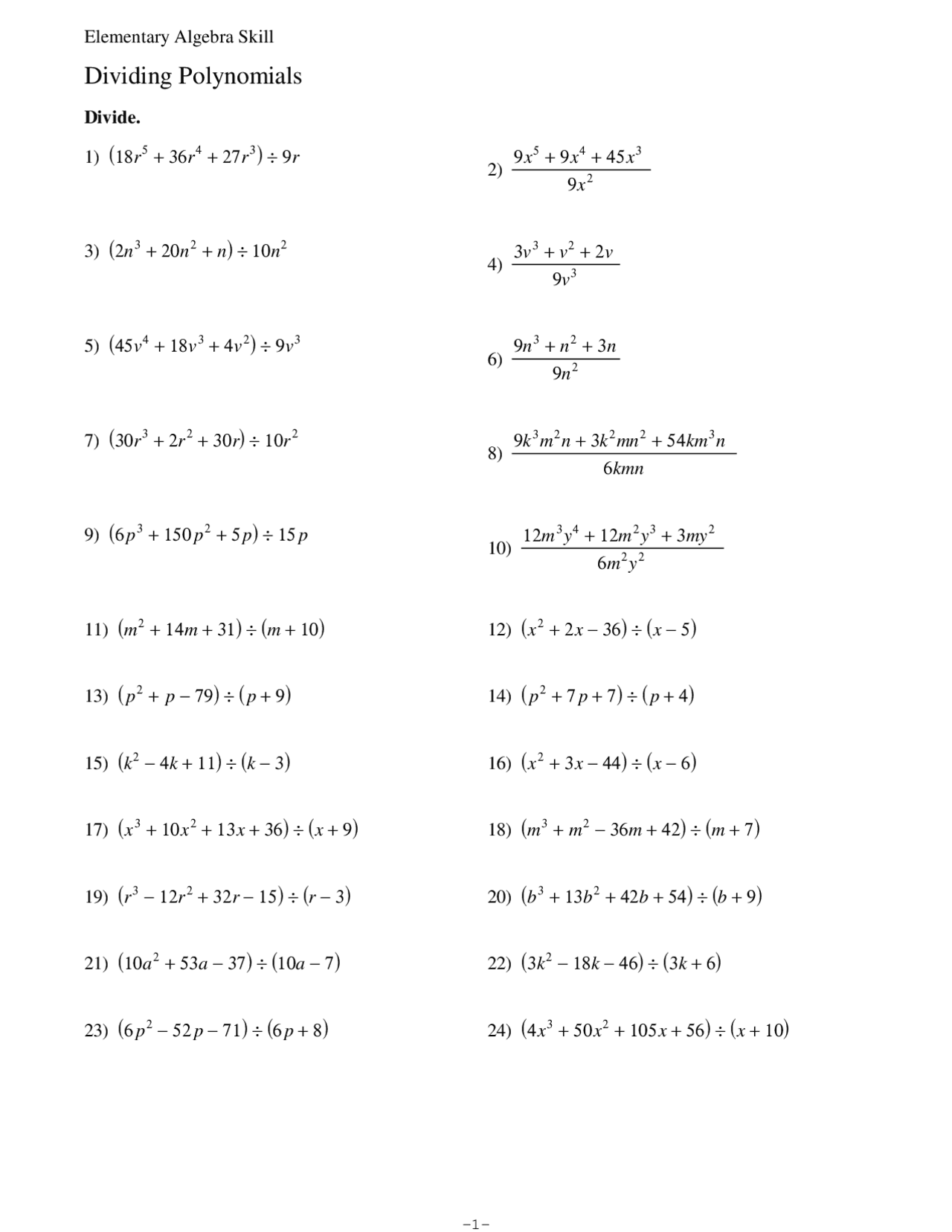Dividing Polynomials Study Notes Algebra Docsity dividing-polynomials-study-notes-algebra-docsity