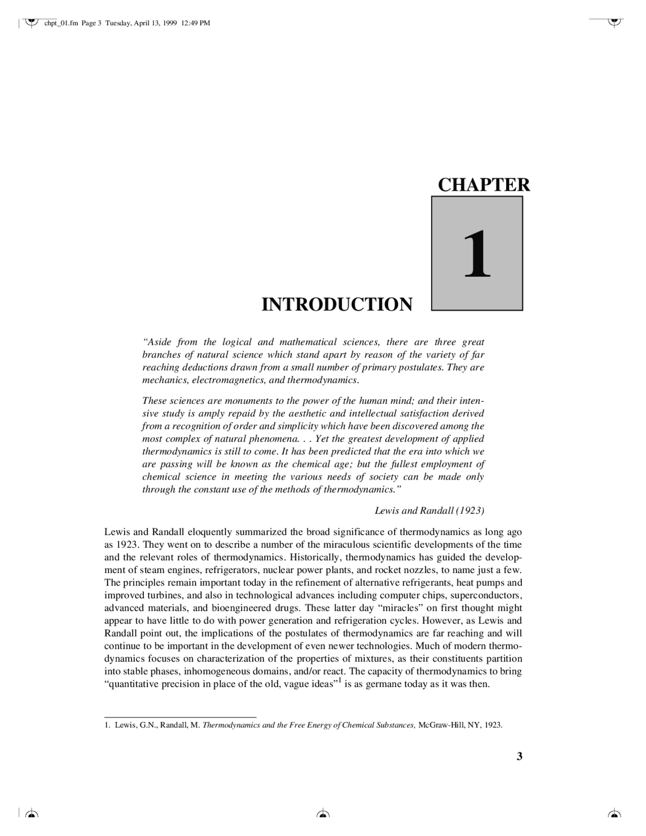 Chapter Introduction Assignments Thermodynamics Docsity