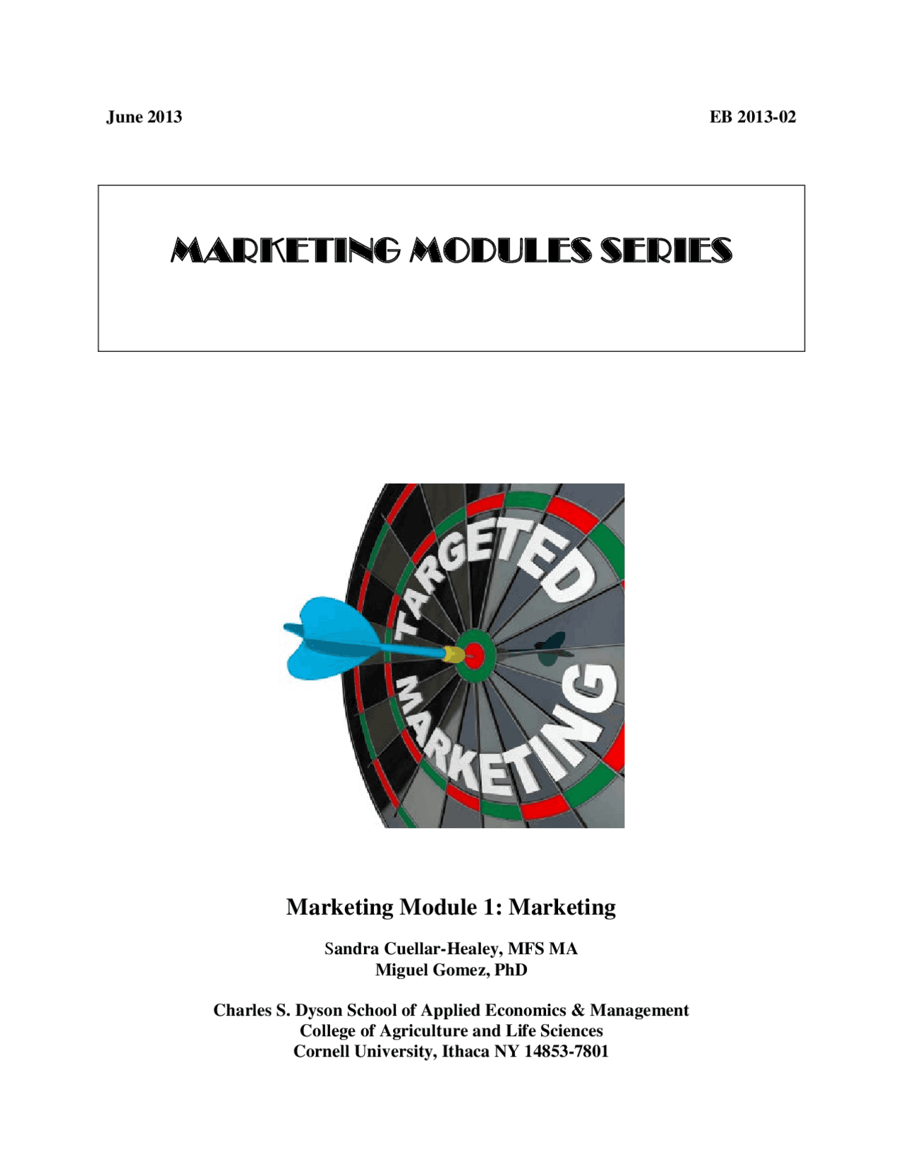 Marketing Module 1 Lecture Notes Principles Of Marketing Docsity
