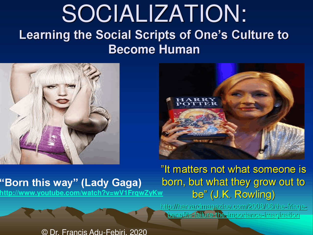 SOCIALIZATION: | Study notes Sociology | Docsity