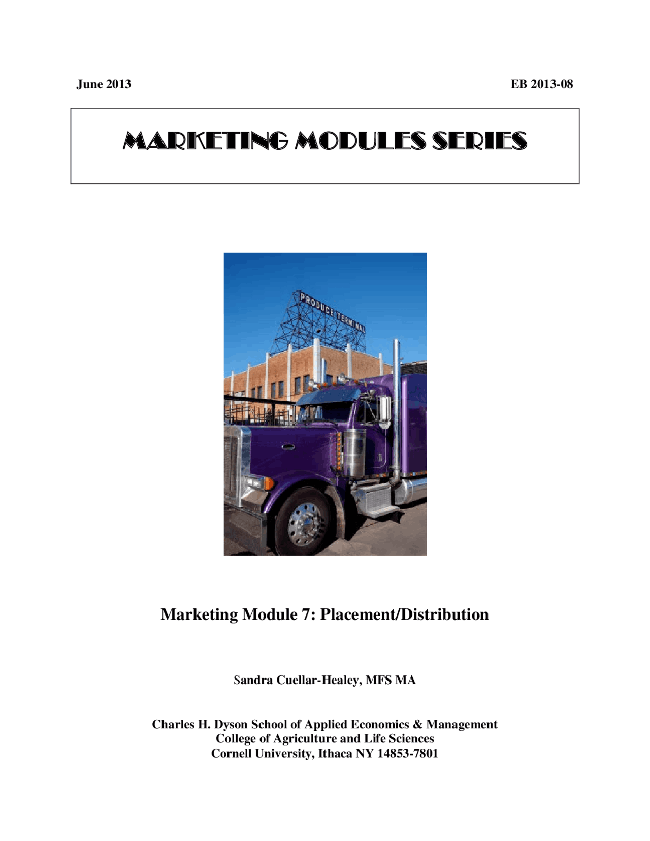 Marketing Modules Series Summaries Marketing Docsity