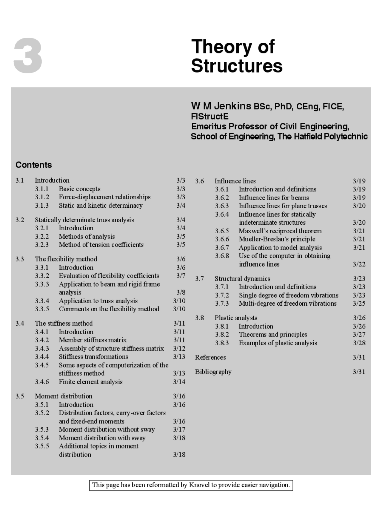 Theory of Structures | Exercises Theory of Structures | Docsity