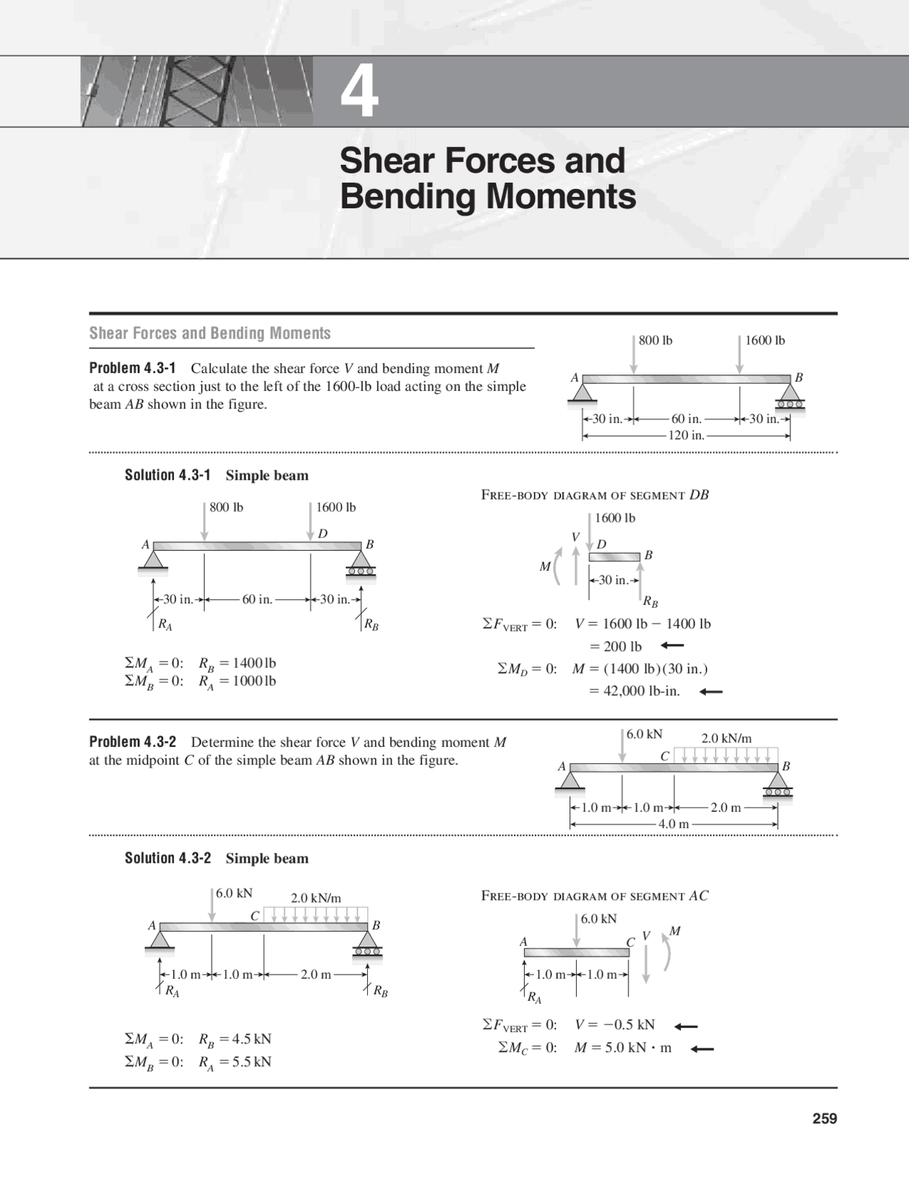 Shear Forces and Bending Moments | Schemes and Mind Maps Acting | Docsity