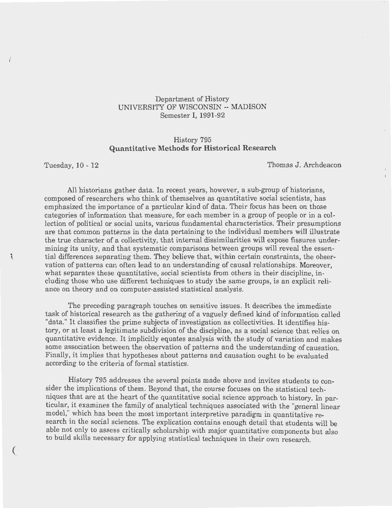 Quantitative Methods For Historical Research Exercises Historical Research Docsity 