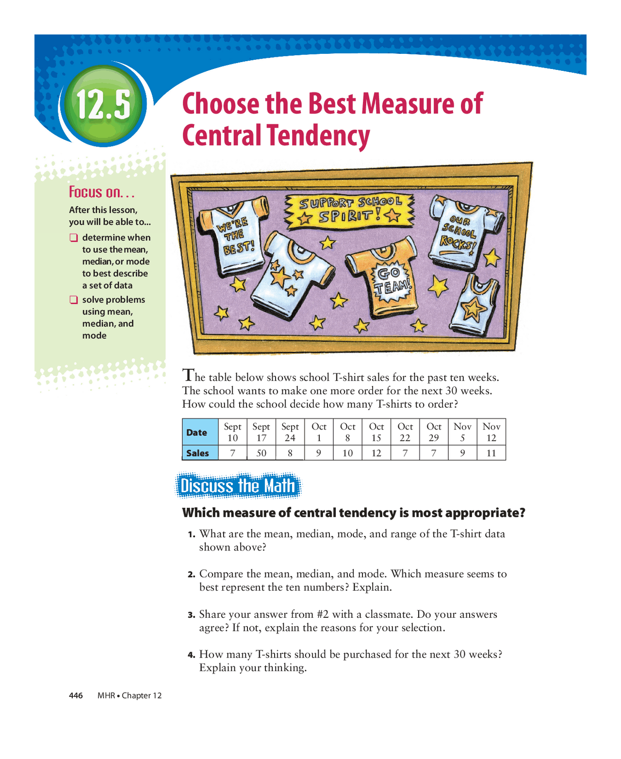 Choose the Best Measure of Central Tendency | Slides World Music | Docsity