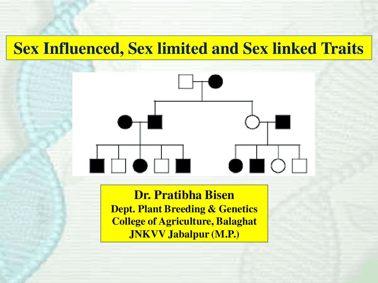 Sex-Linked, Sex-Limited, and Sex-Influenced Traits: Understanding ...