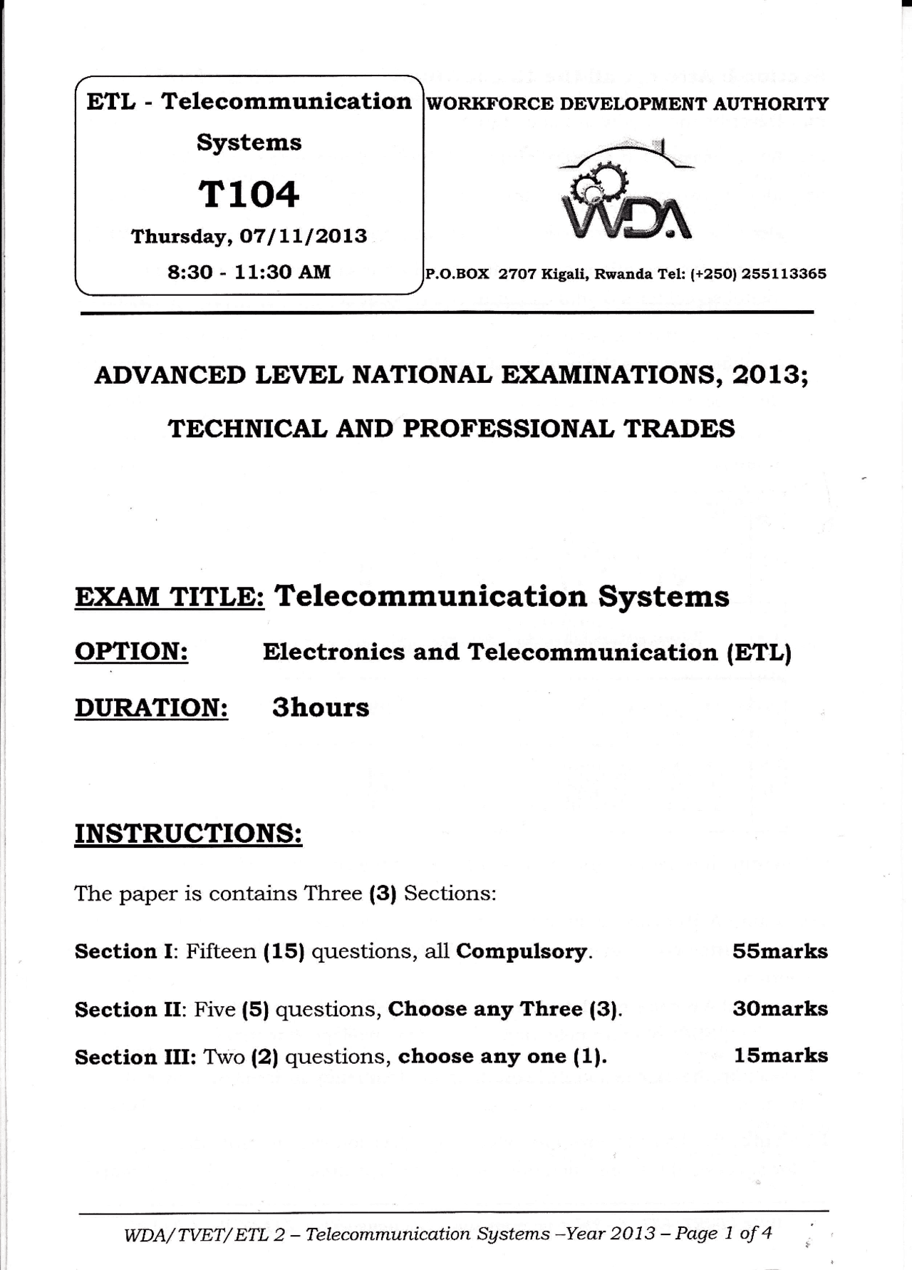 Telecommunication Systems Summaries Electronics Docsity