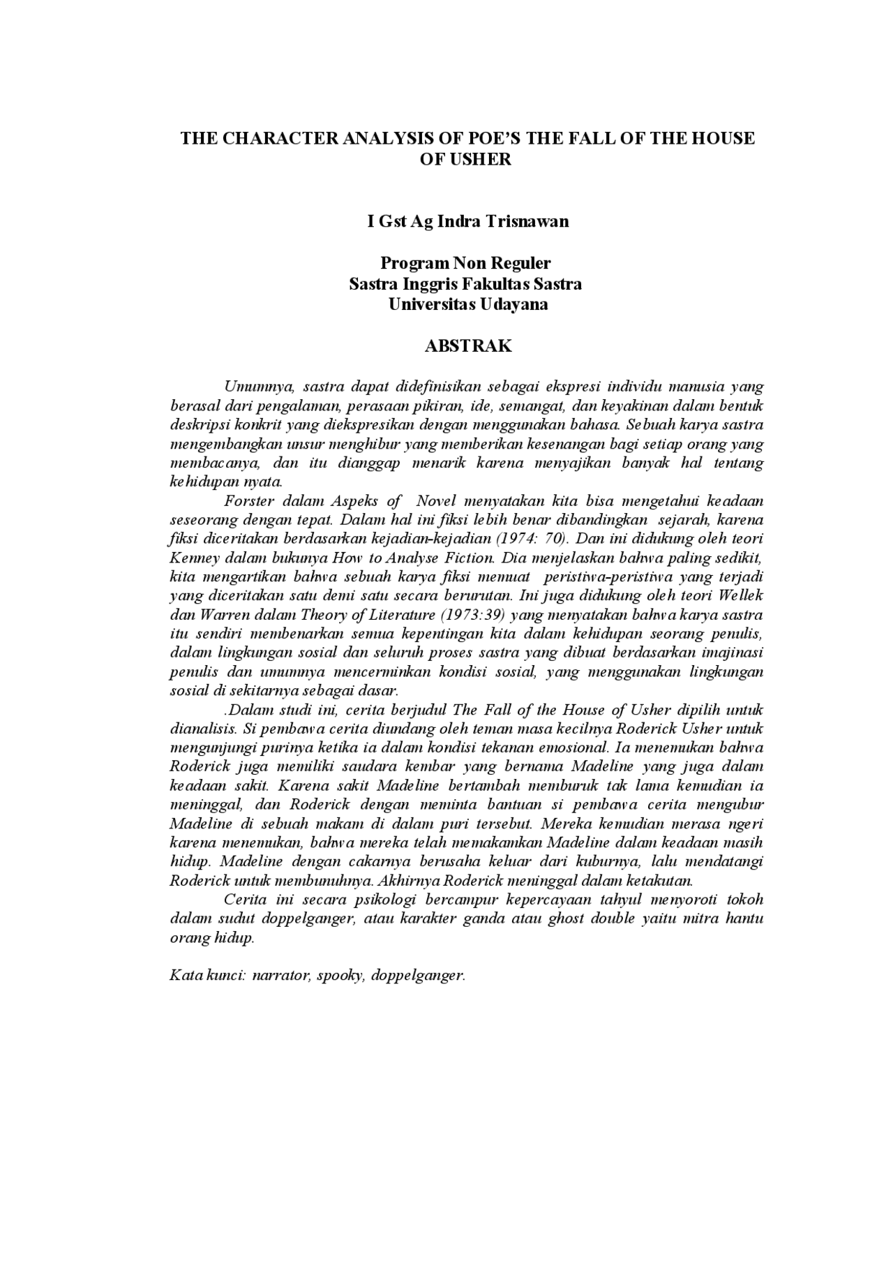 Interconnected Fate of Roderick and Madeline Usher: Character Analysis ...