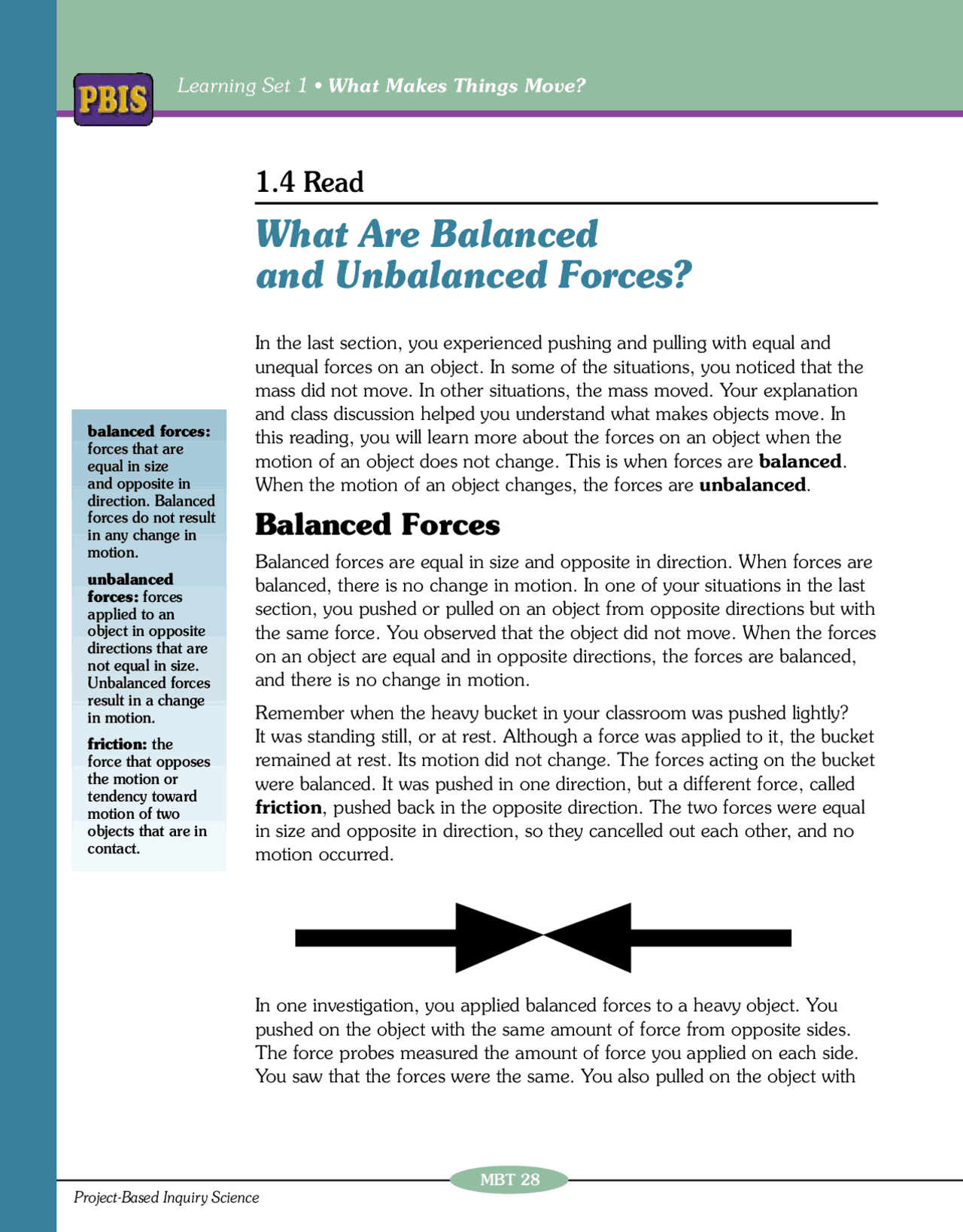 What Are Balanced and Unbalanced Forces? | Lecture notes Acting | Docsity