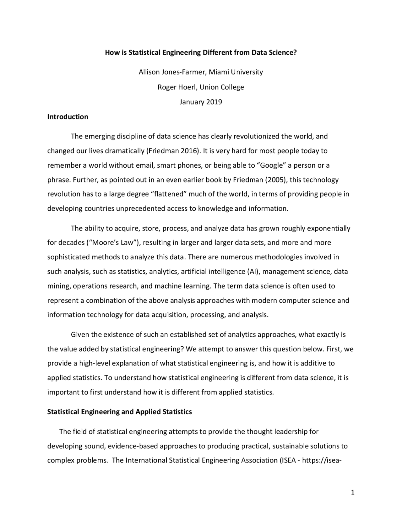 How is Statistical Engineering Different from Data Science? | Study ...