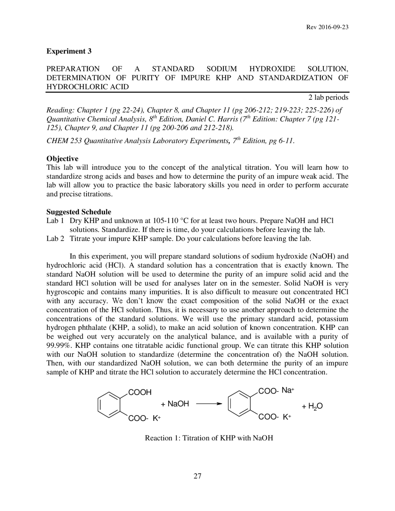 Experiment 2 | Study Guides, Projects, Research Chemical ...