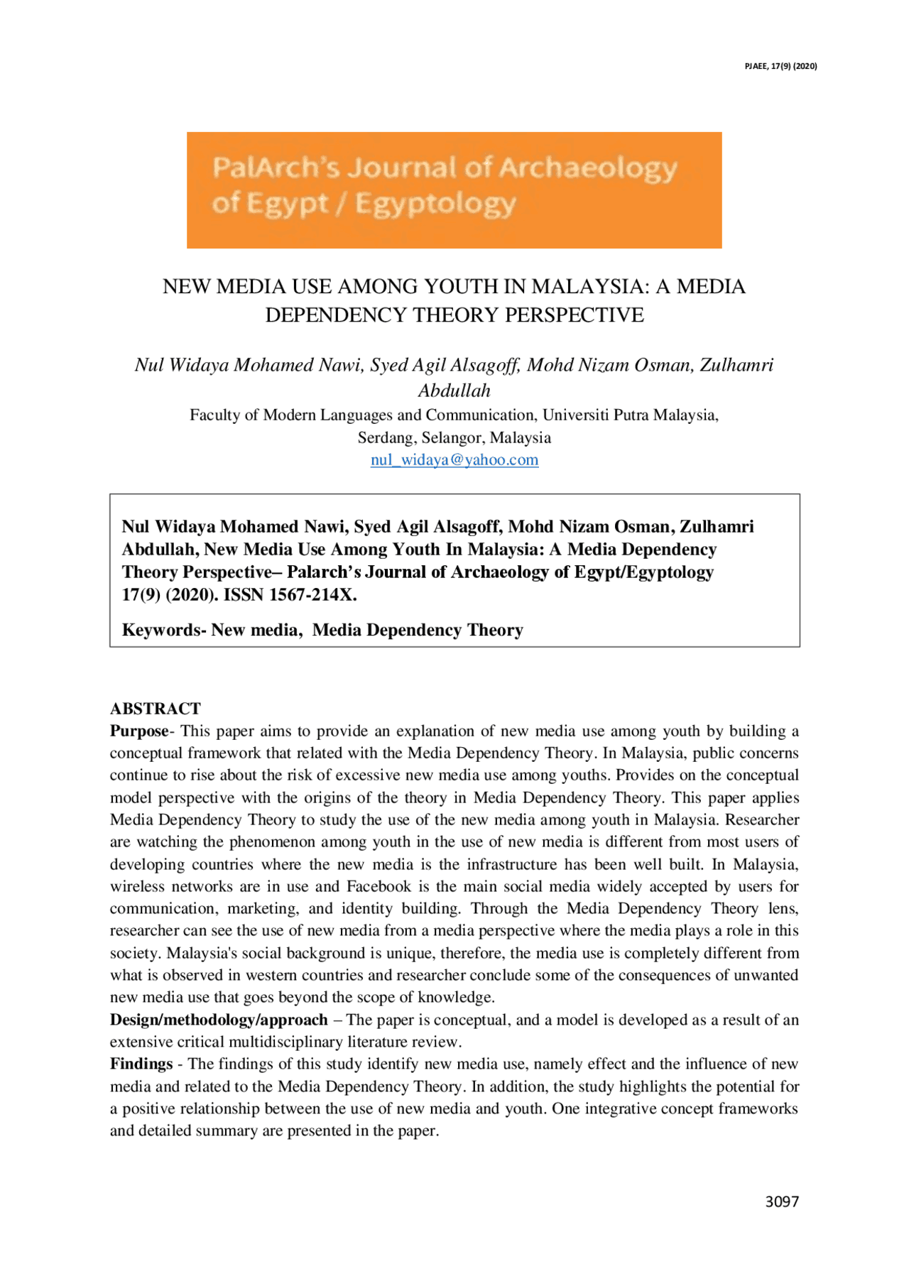 A Media Dependency Theory Perspective Lecture Notes Communication